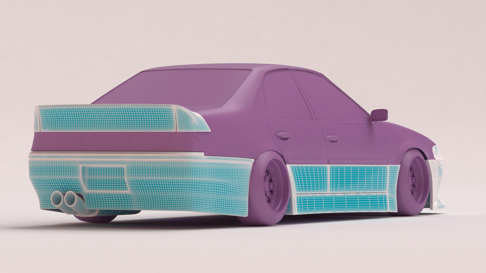 Nissan Cefiro A31 Diana Body Kit Printable - 3D Model by bayazoff