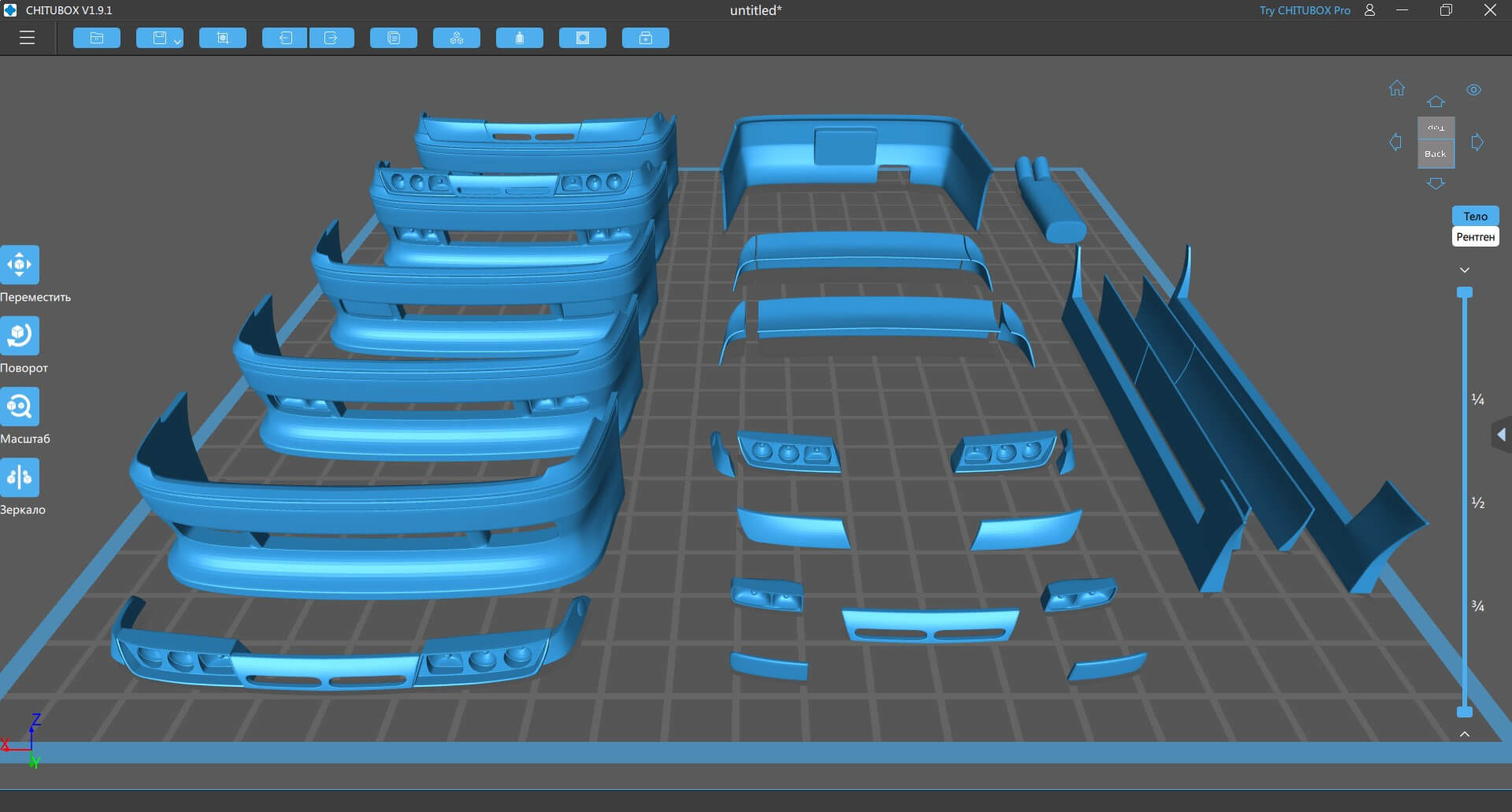 Nissan Cefiro A31 Diana Body Kit Printable - 3D Print Model by bayazoff