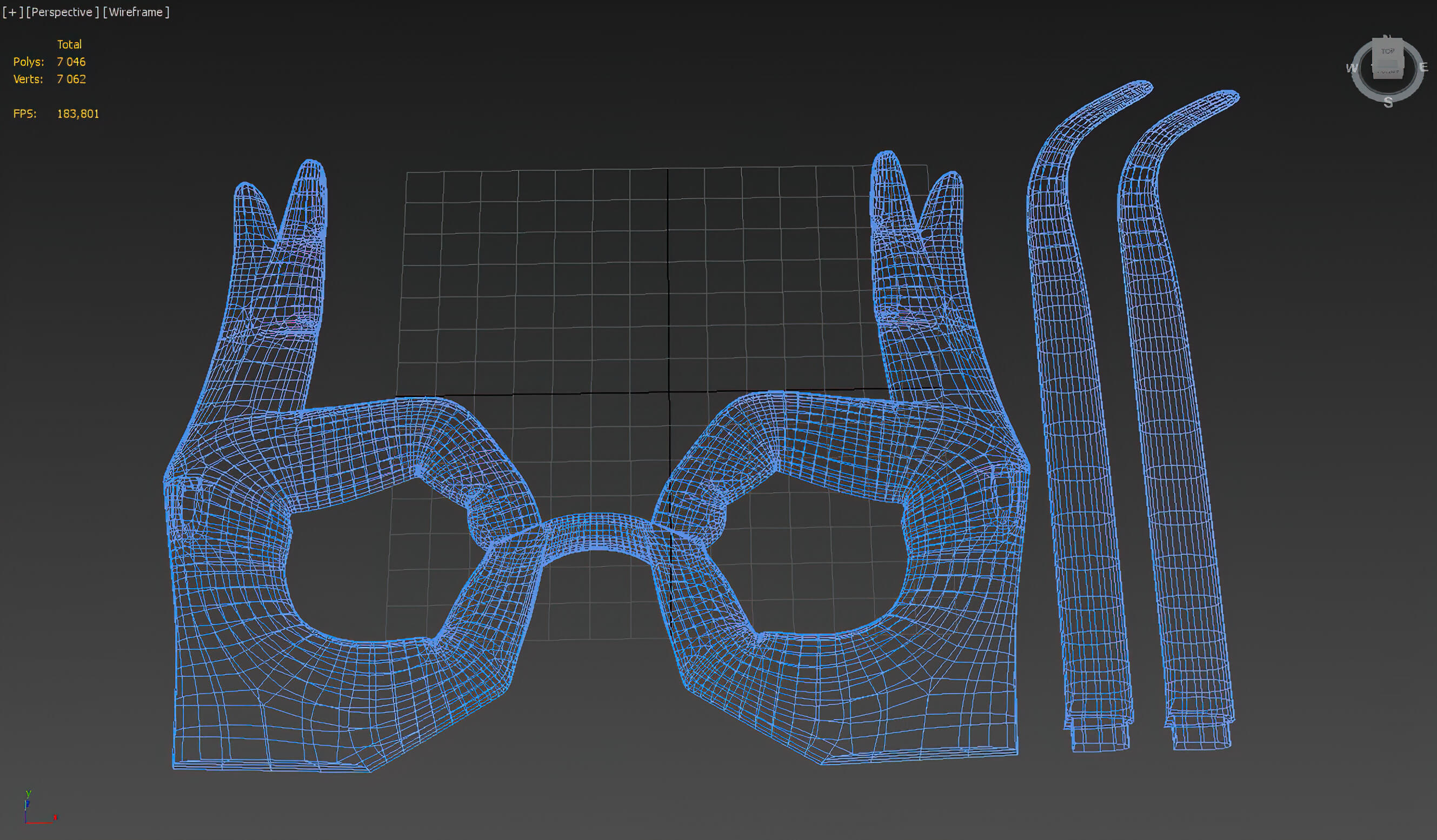 OK Glasses Printable - 3D Model by bayazoff