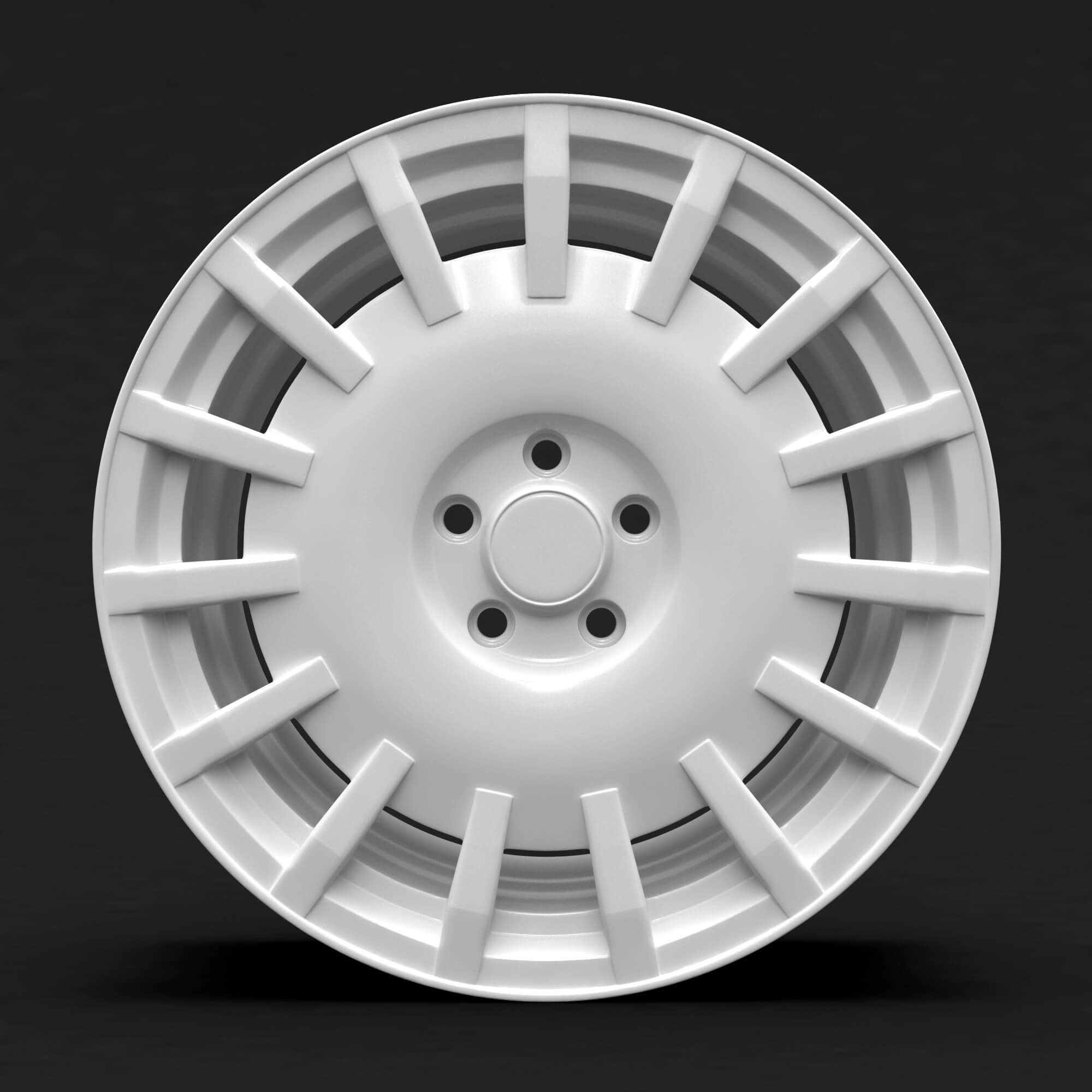 OZ Racing Rally Rim - 3D Model by bayazoff