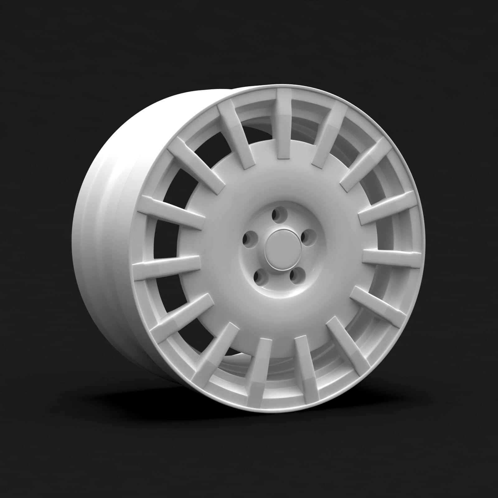 OZ Racing Rally Rim - 3D Model by bayazoff