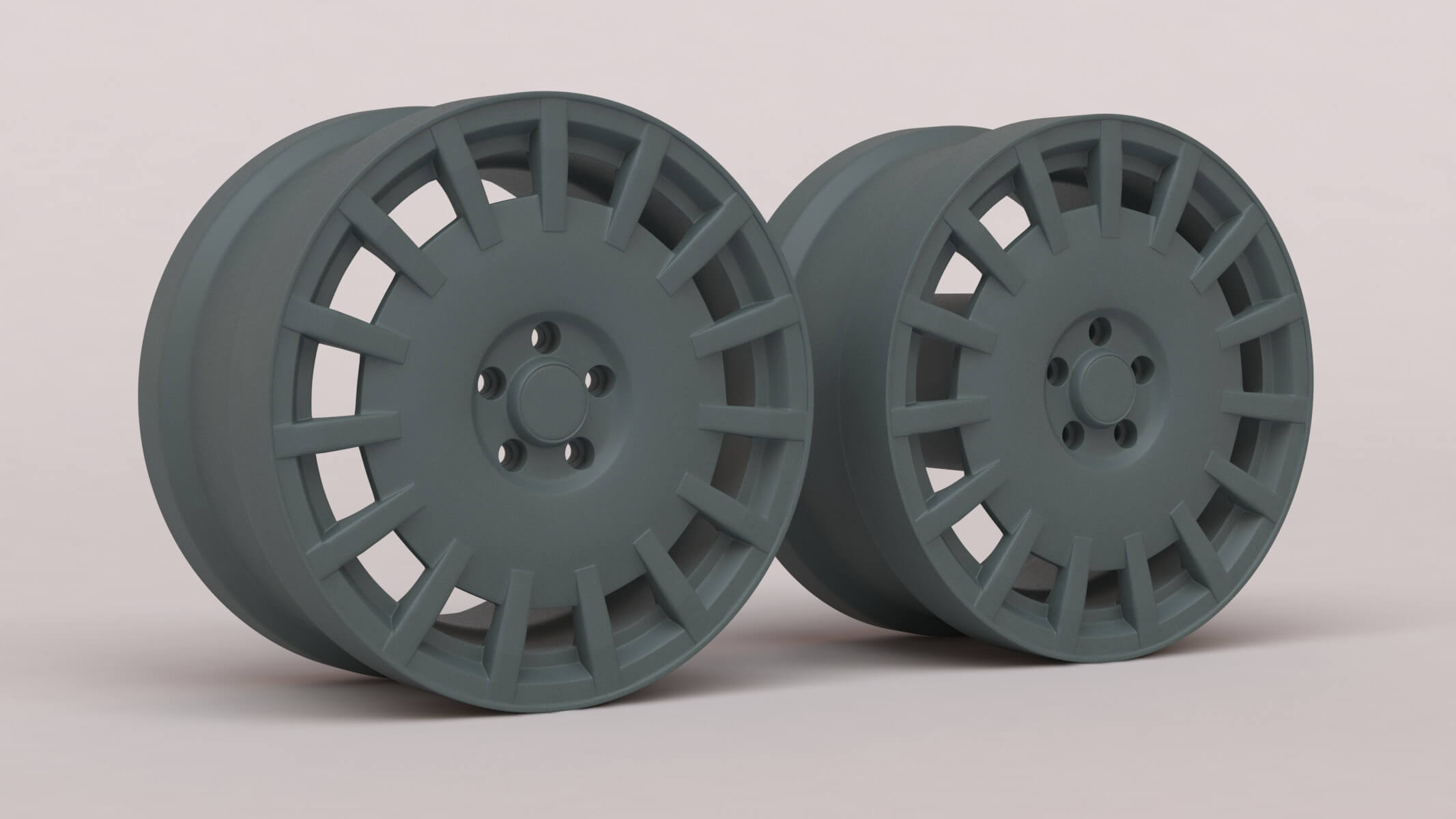 OZ Racing Rally Rim - 3D Model by bayazoff
