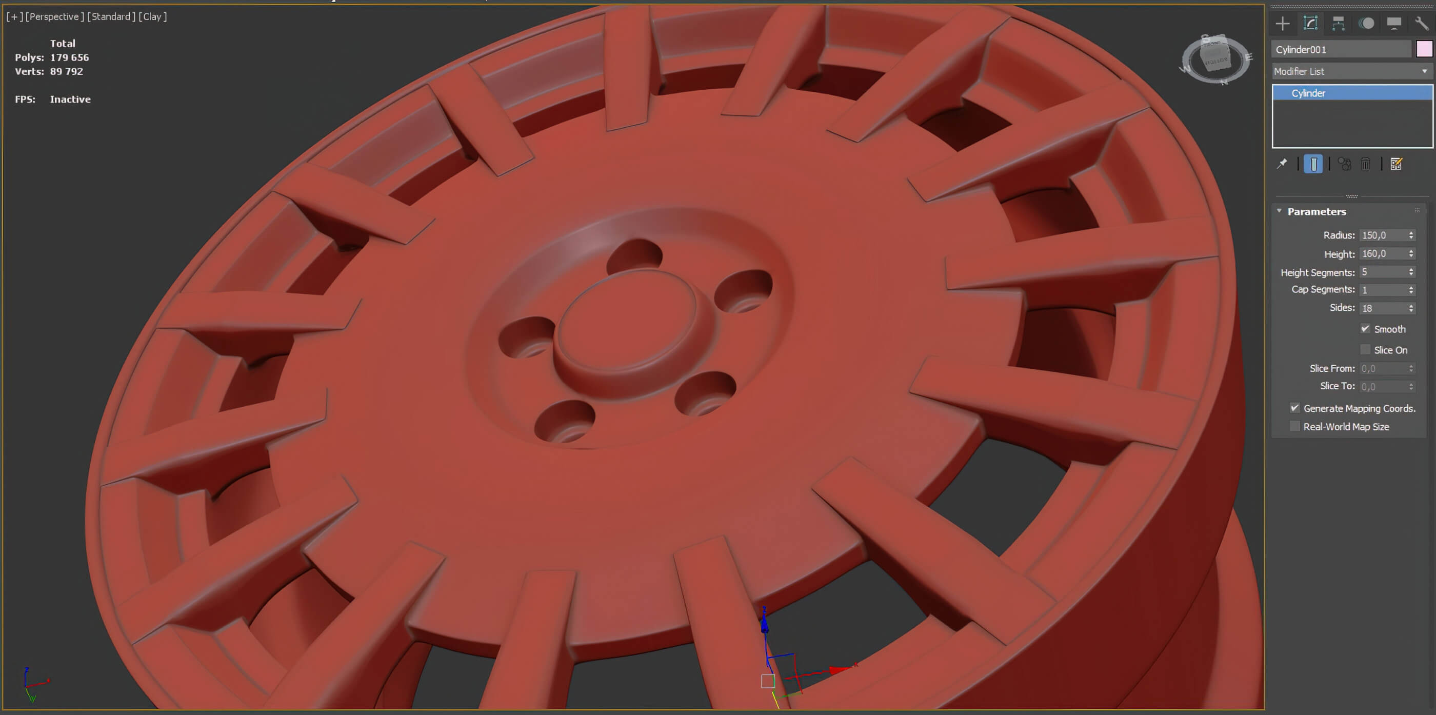 OZ Racing Rally Rim - 3D Model by bayazoff