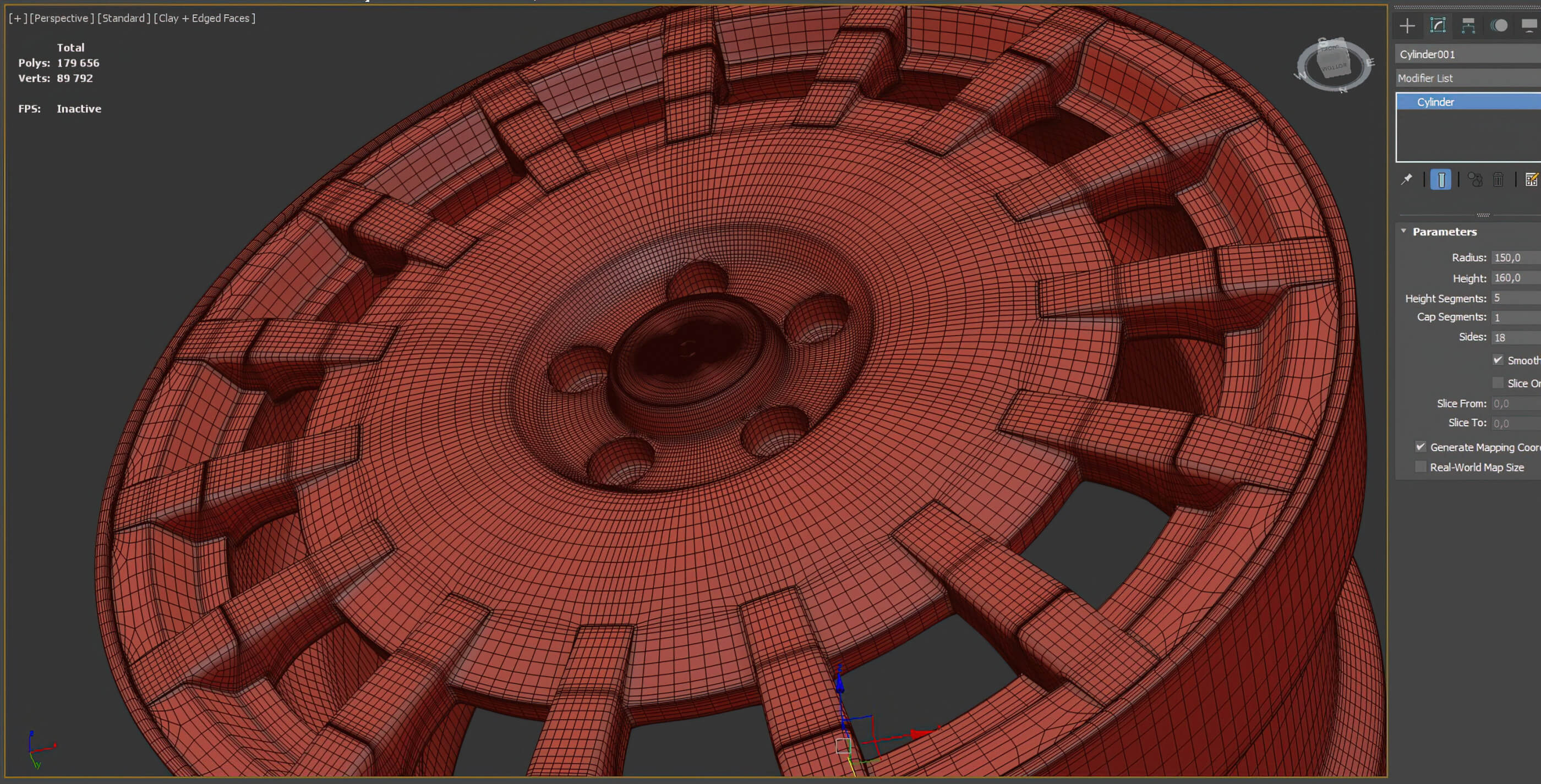 OZ Racing Rally Rim - 3D Model by bayazoff