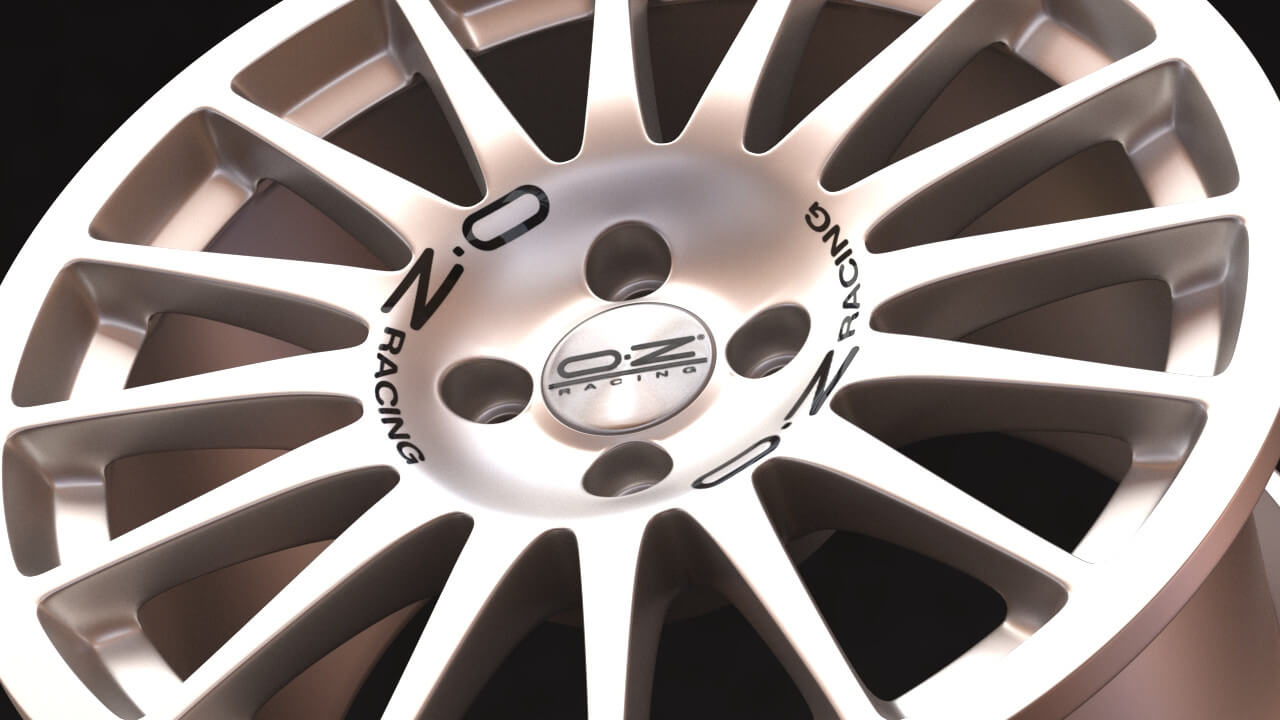 OZ Superturismo Rims - 3D Model by bayazoff