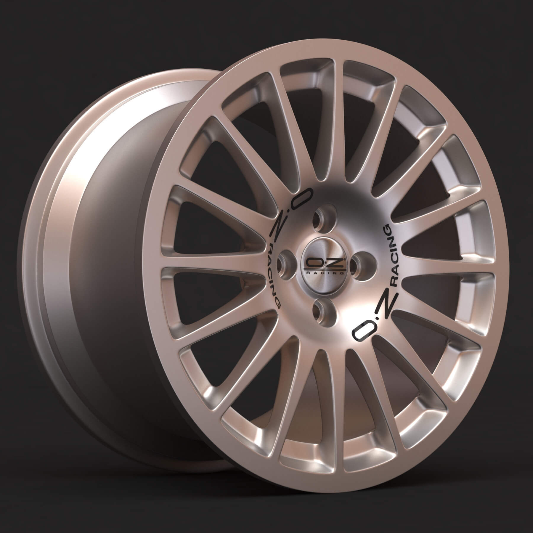 OZ Superturismo Rims - 3D Print Model by bayazoff