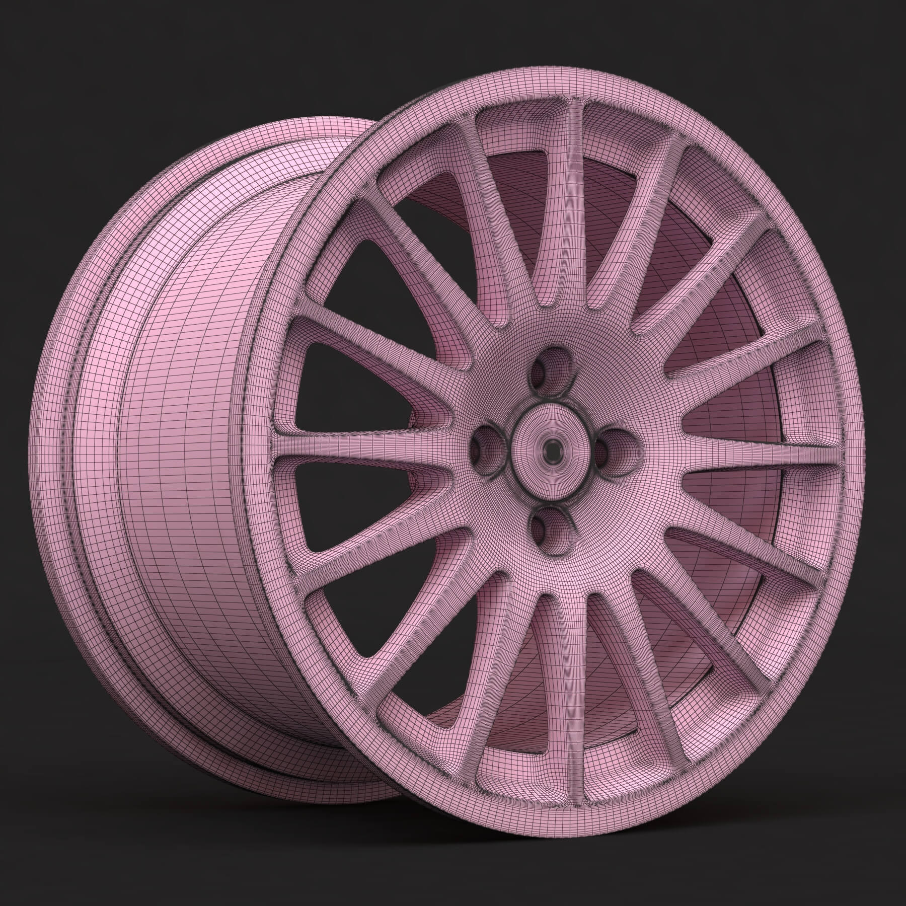 OZ Superturismo Rims - 3D Model by bayazoff