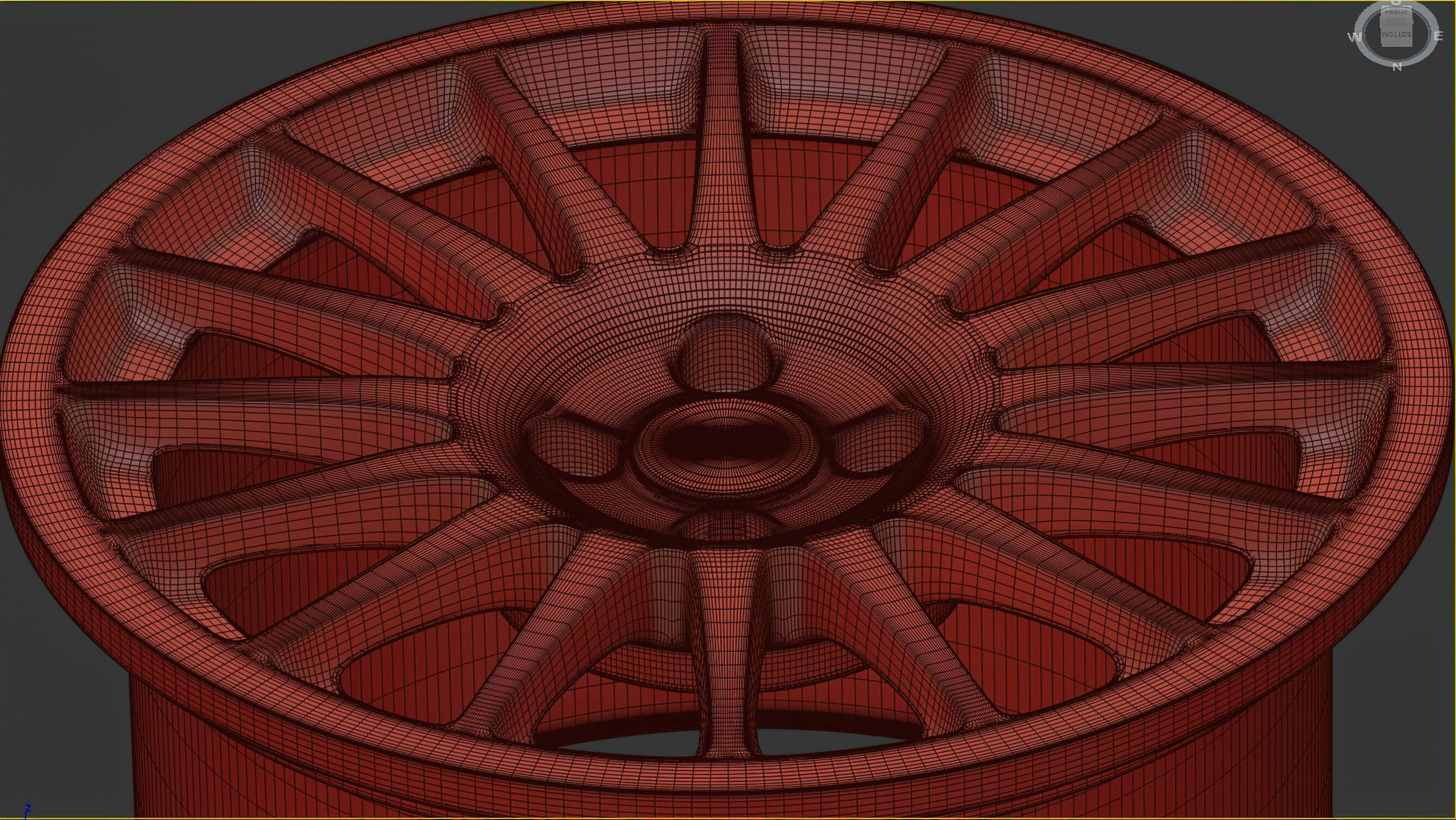 OZ Superturismo Rims - 3D Model by bayazoff