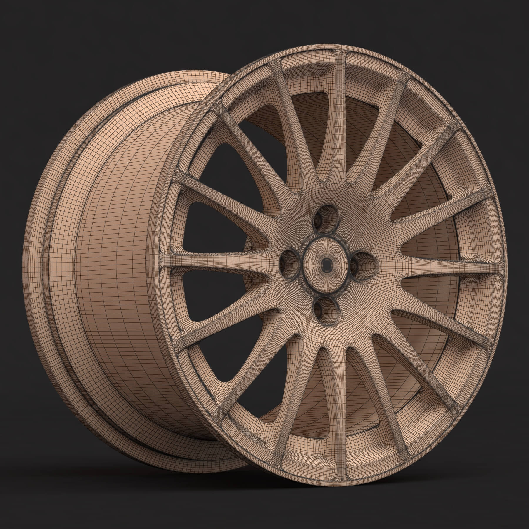 OZ Superturismo WRC Rims Printable - 3D Model by bayazoff