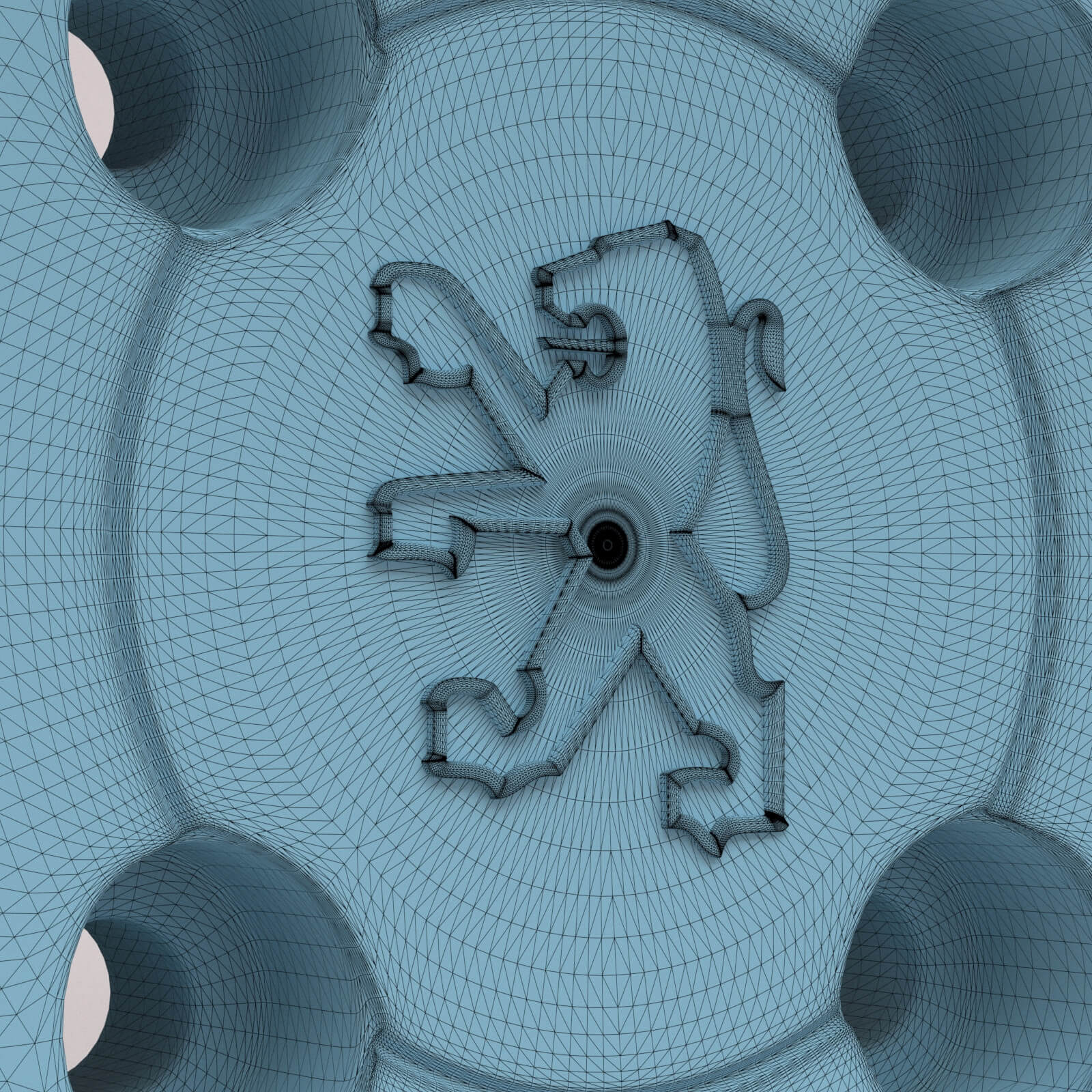 Peugeot 306 D Turbo Rim - 3D Model by bayazoff