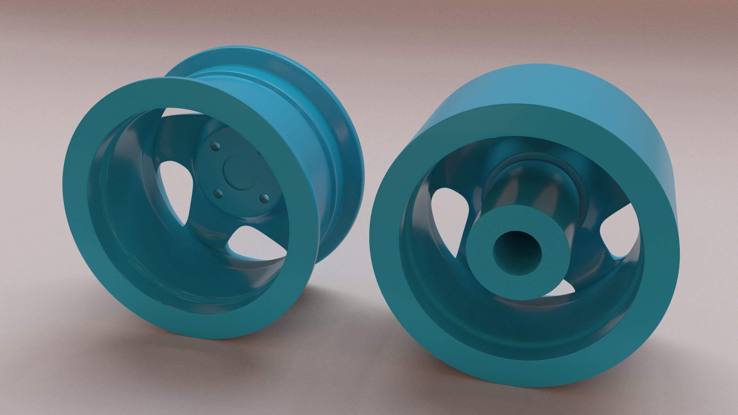 Peugeot 306 D Turbo Rim - 3D Model by bayazoff