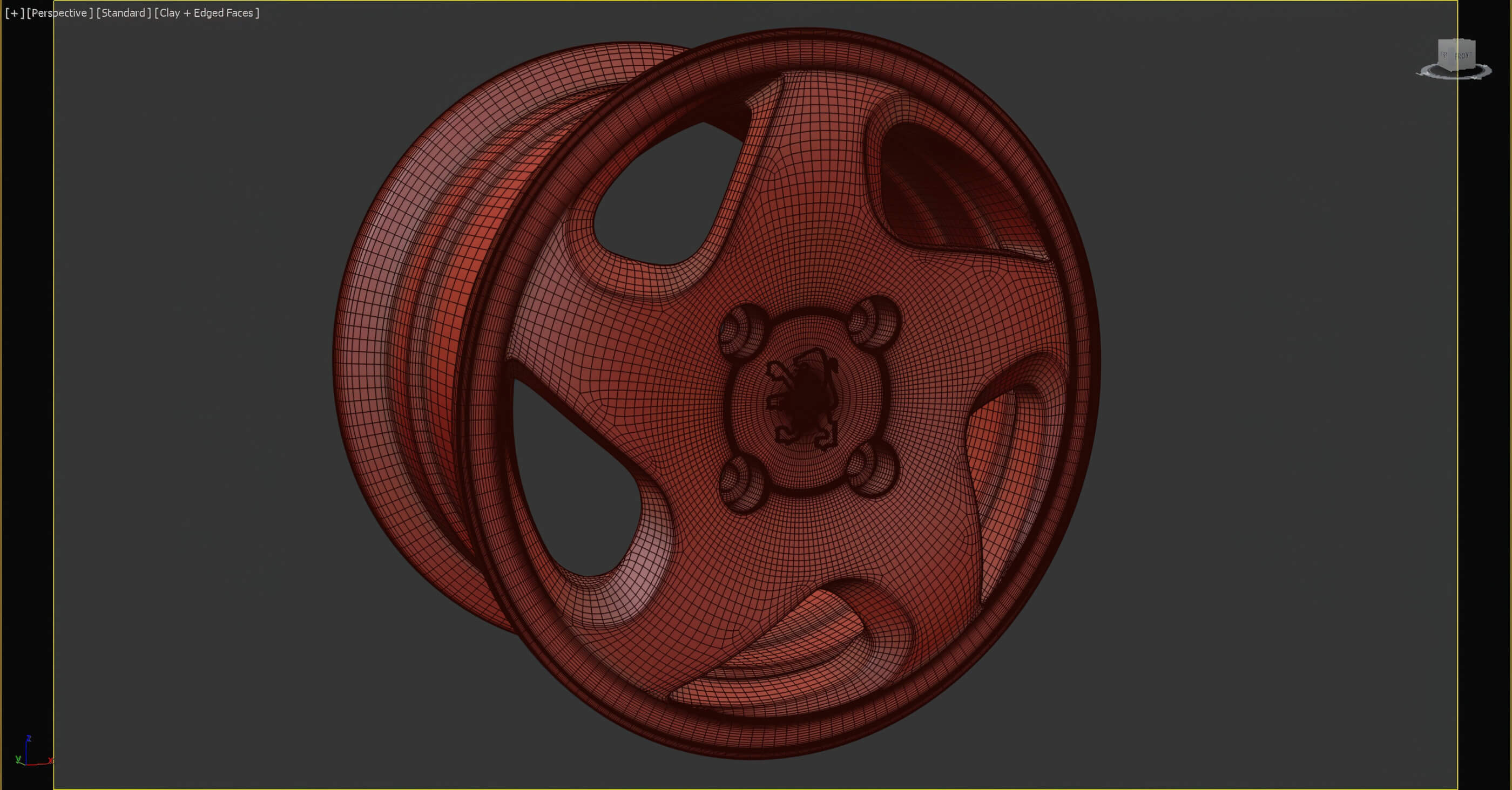 Peugeot 306 D Turbo Rim - 3D Model by bayazoff