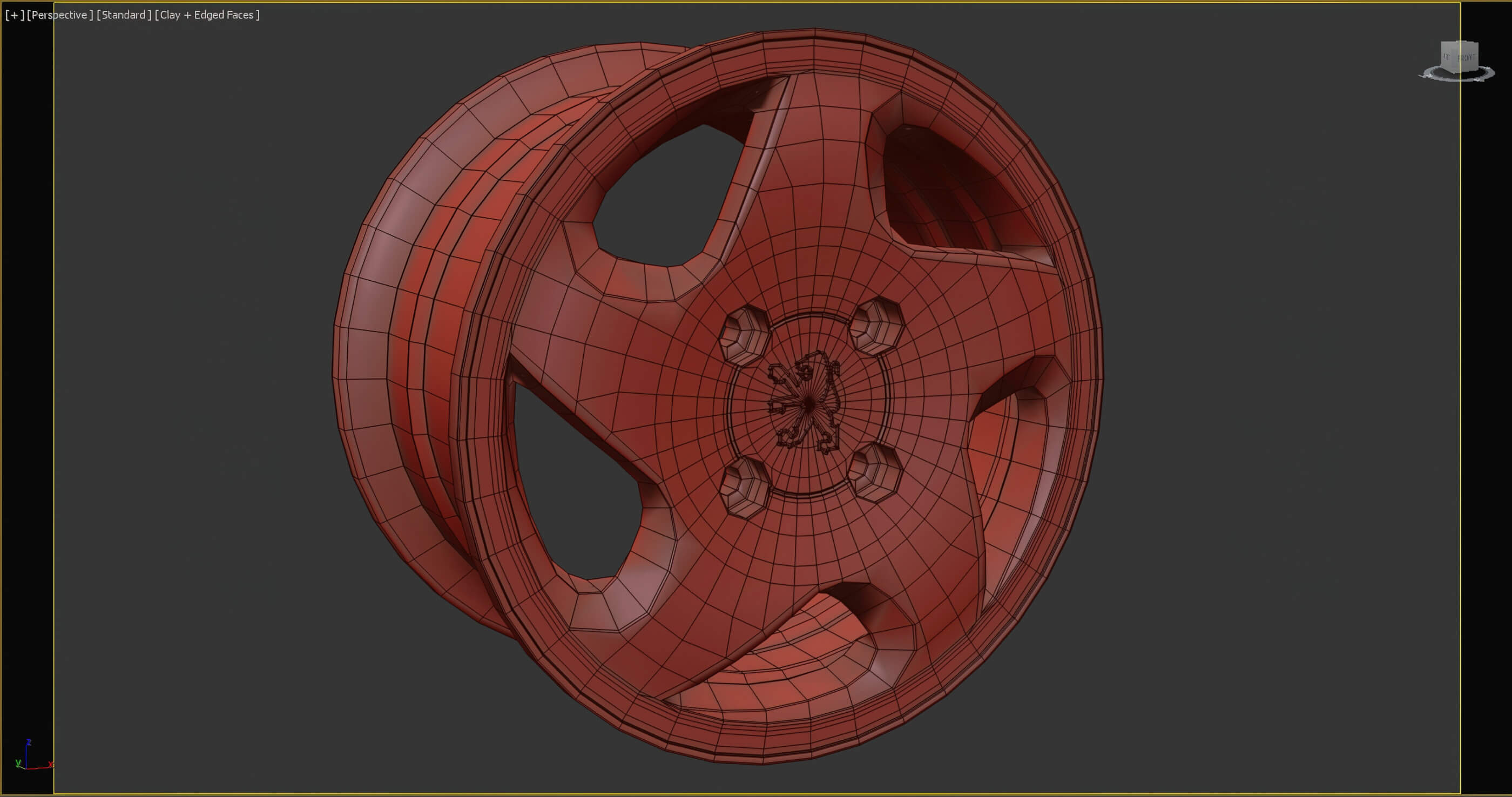 Peugeot 306 D Turbo Rim - 3D Model by bayazoff