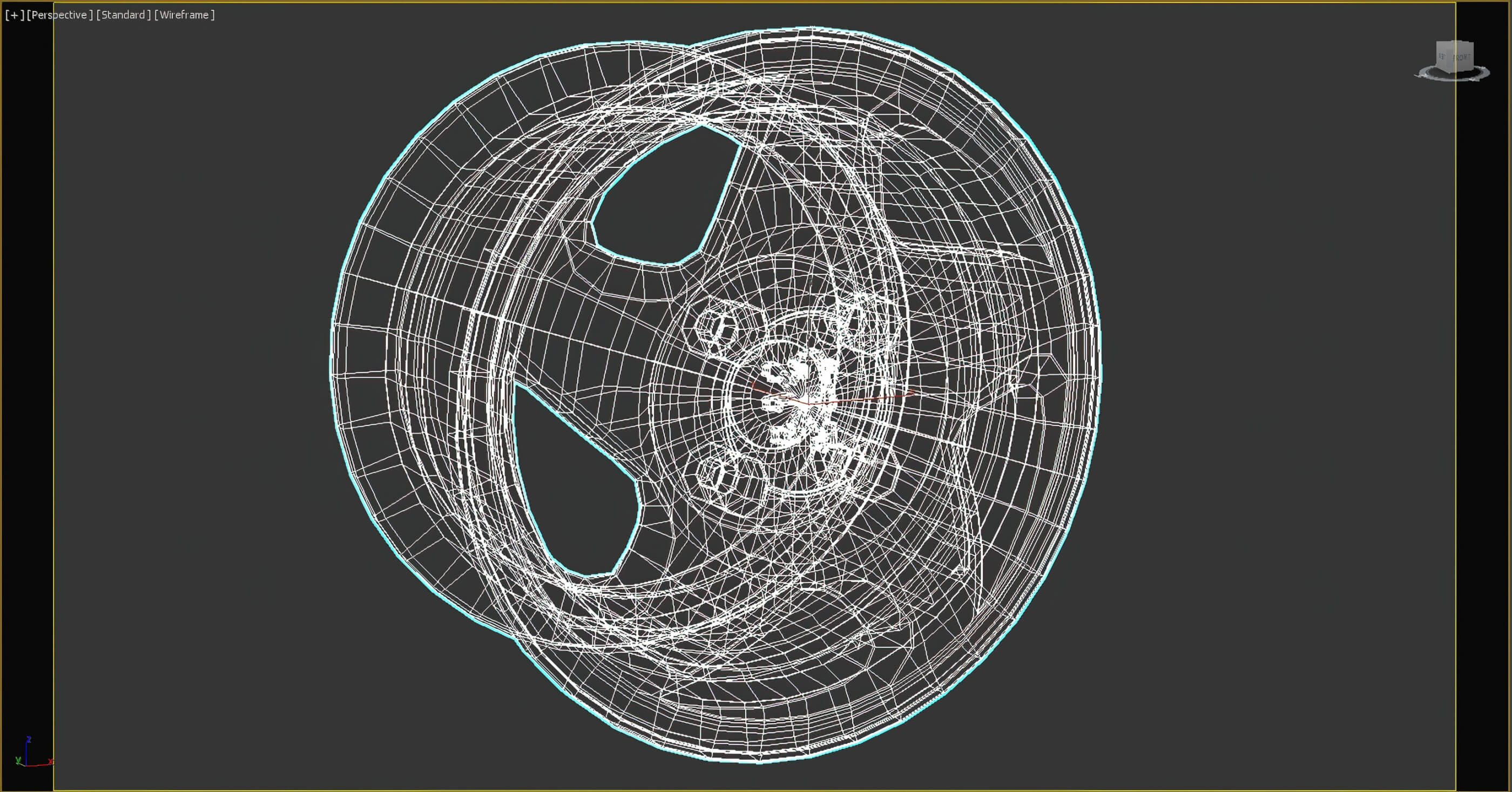 Peugeot 306 D Turbo Rim - 3D Model by bayazoff