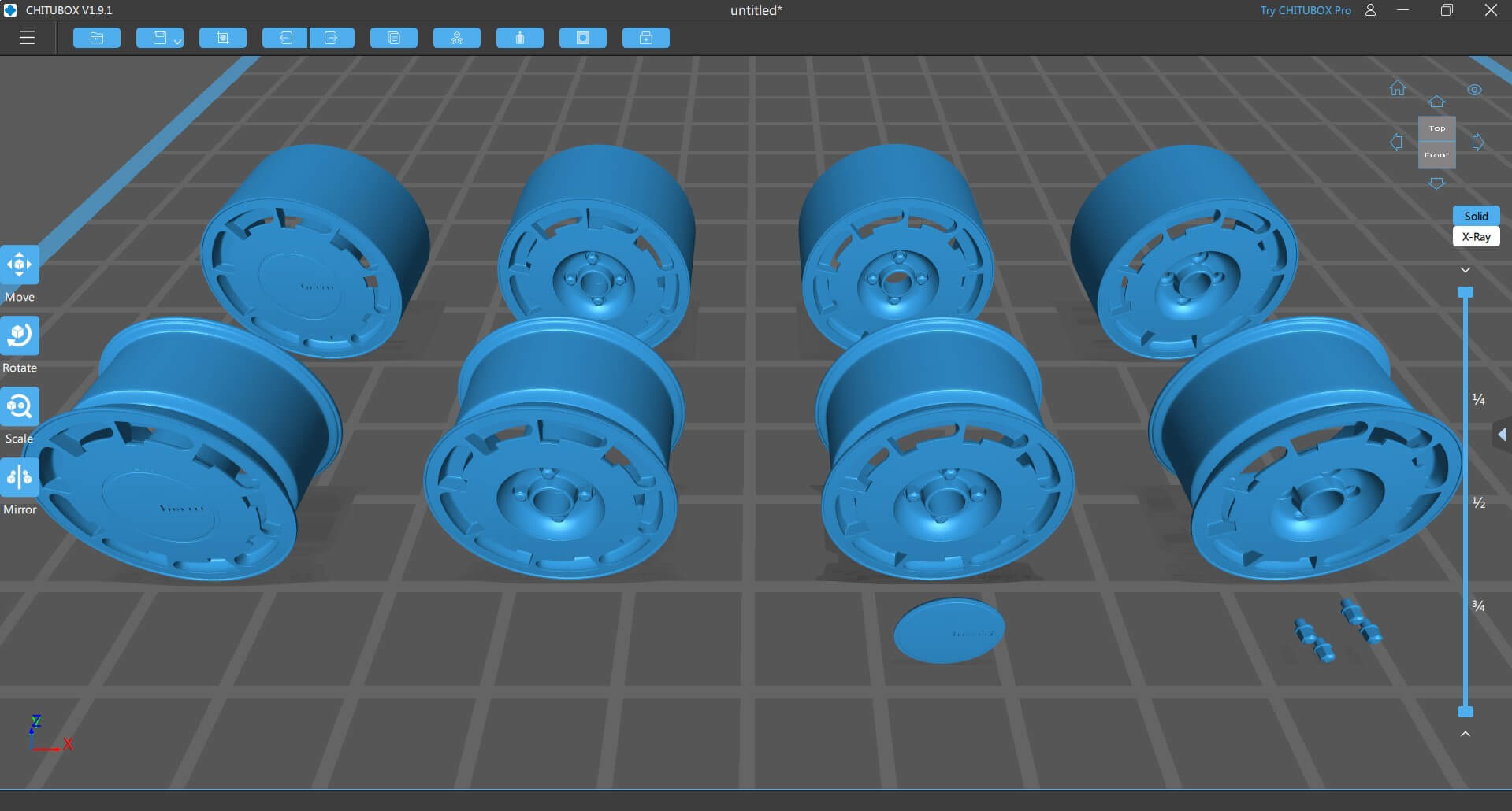 Pirelli P Slot Wheels - 3D Model by bayazoff