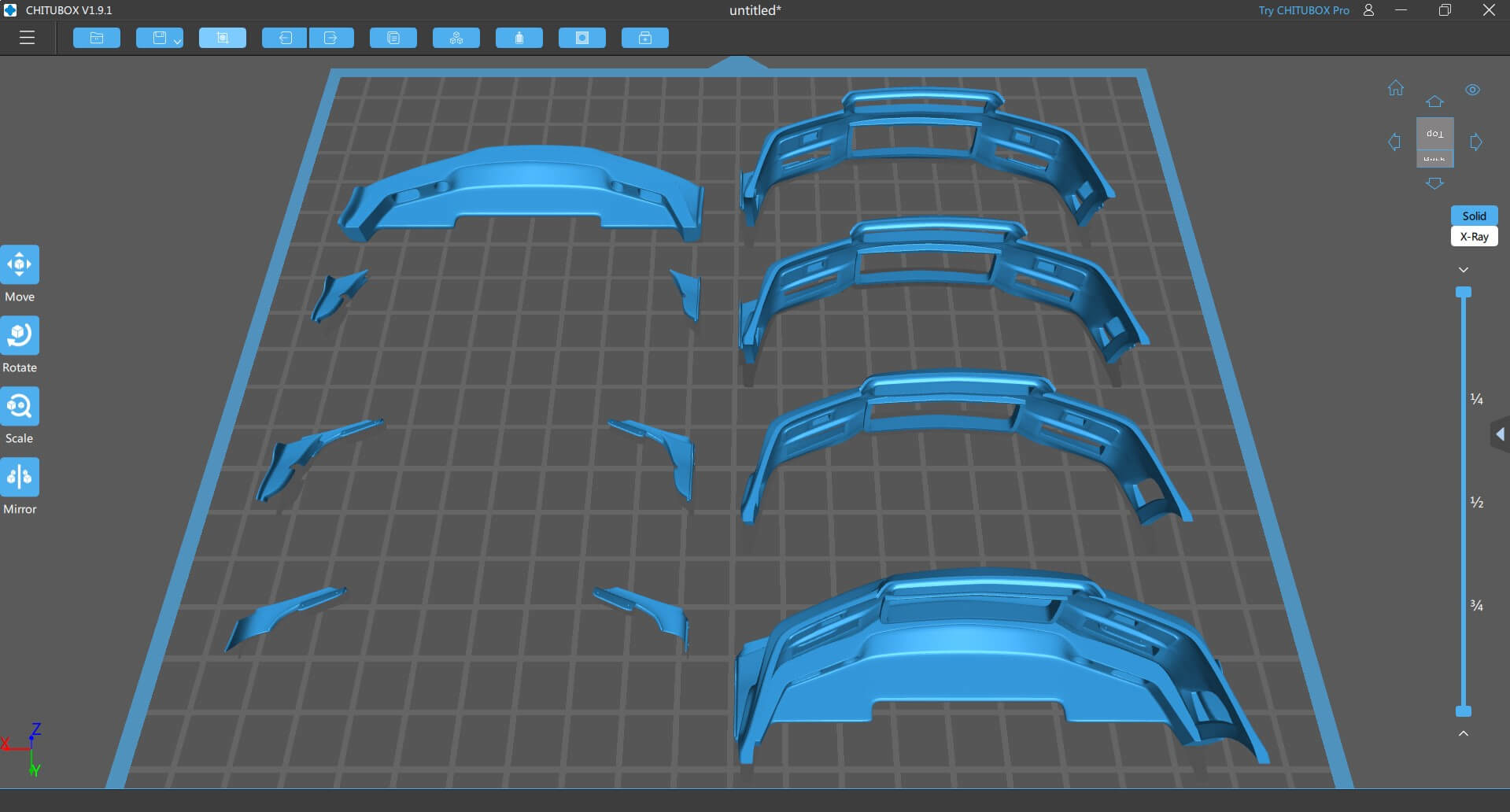 R34 GT-R Autoselect Front Lip and Bumper 3D Print Model by bayazoff
