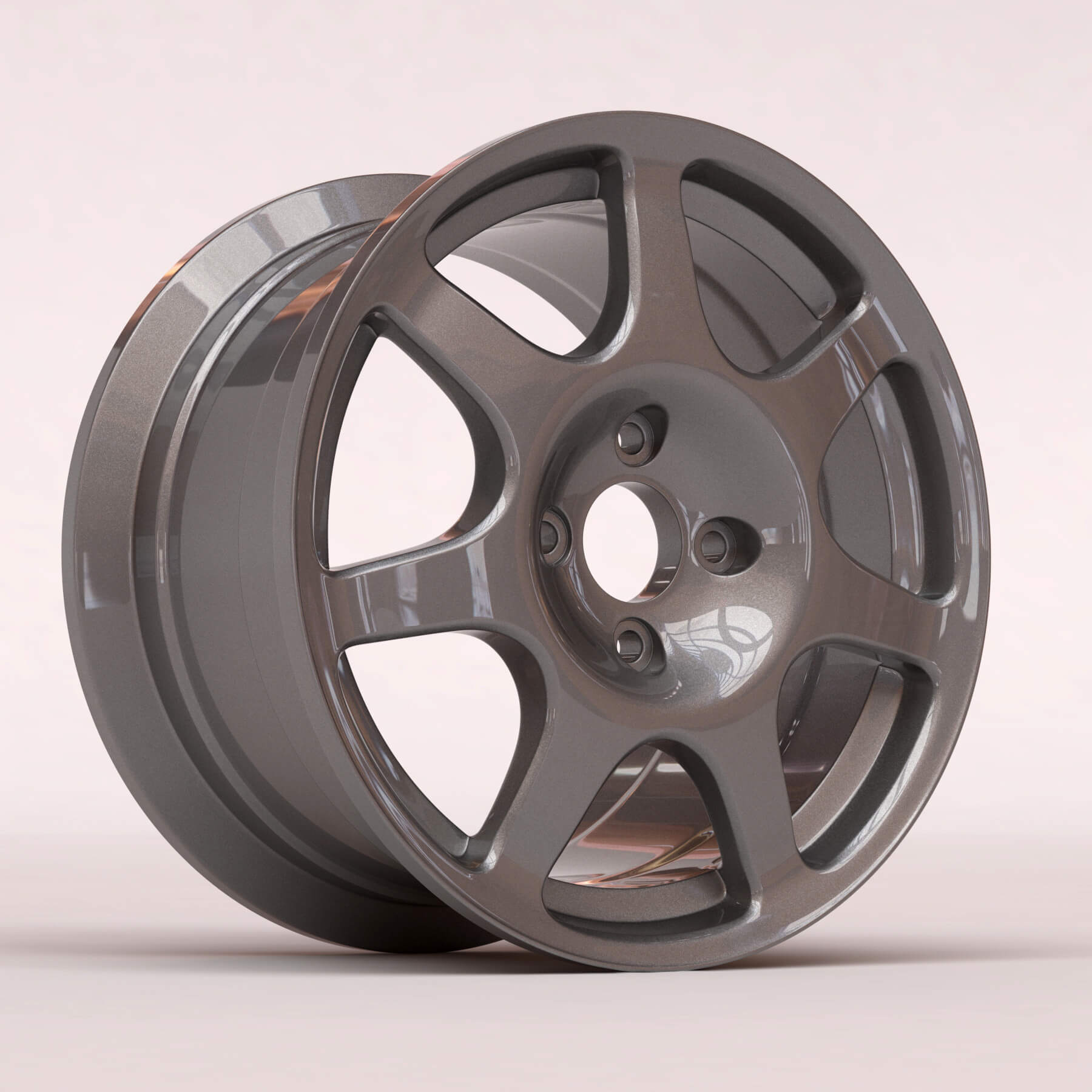 Raceline RL7 Rim Printable - 3D Print Model by bayazoff