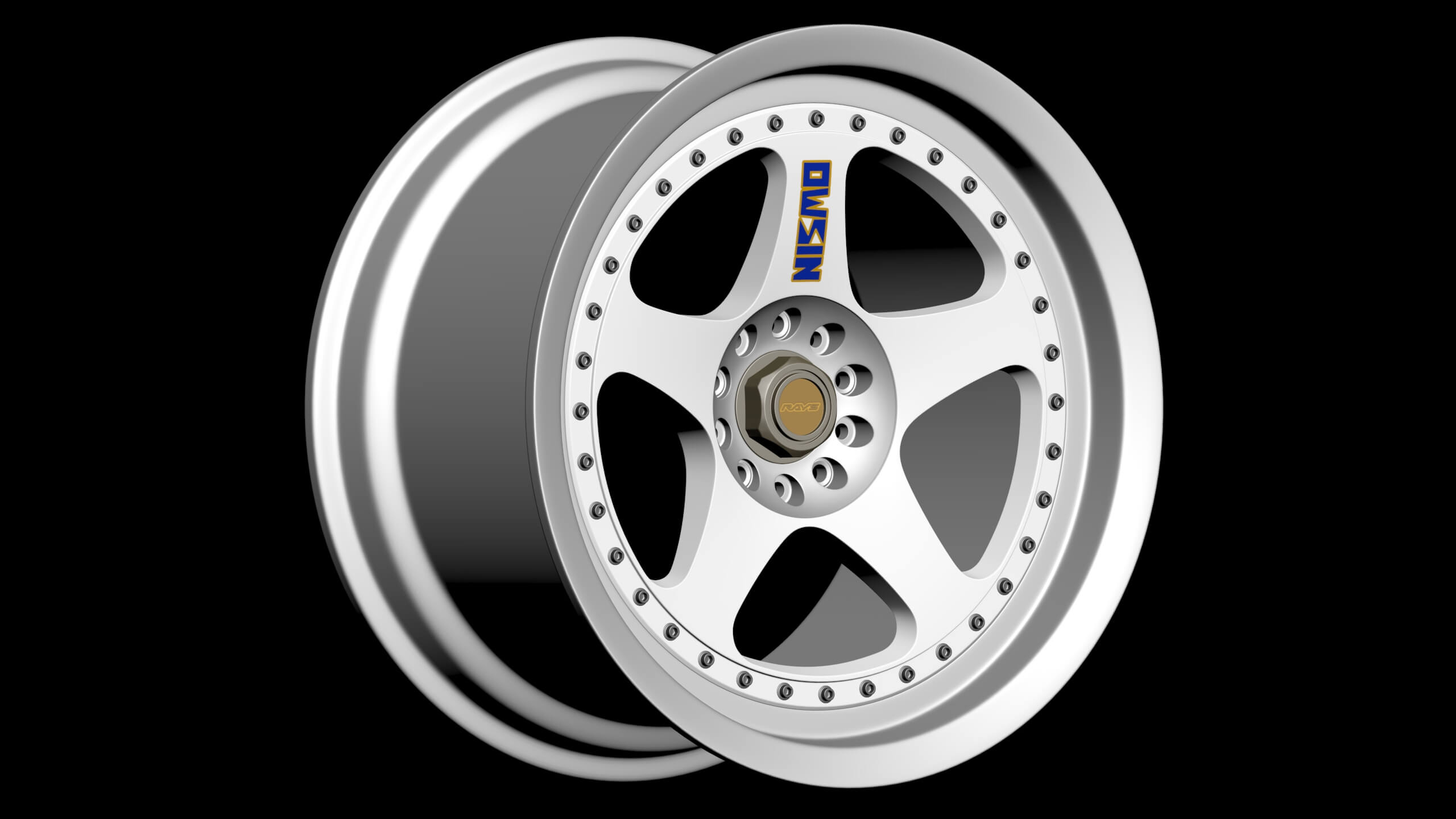 Rays NISMO 400R LMGT1 Wheel - 3D Model by bayazoff