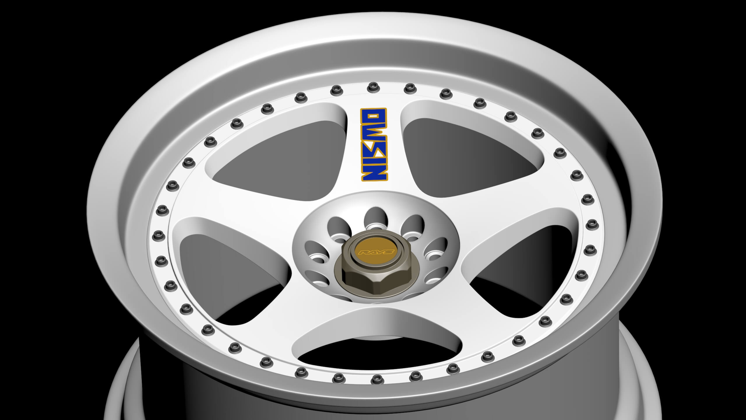 Rays NISMO 400R LMGT1 Wheel - 3D Model by bayazoff