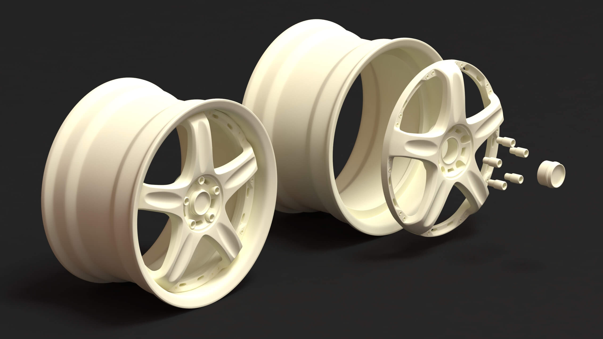 Rays Volk Racing GT-C Rim Printable 3D Model by bayazoff