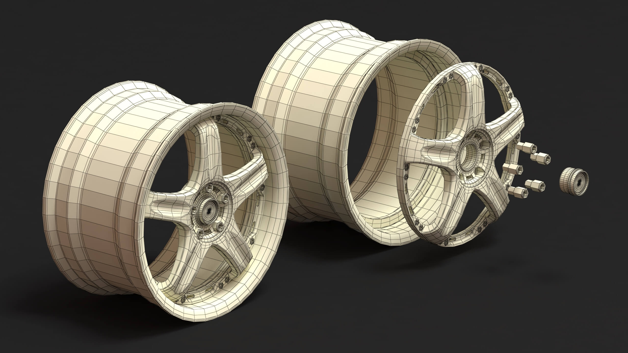 Rays Volk Racing GT-C Rim Printable 3D Model by bayazoff