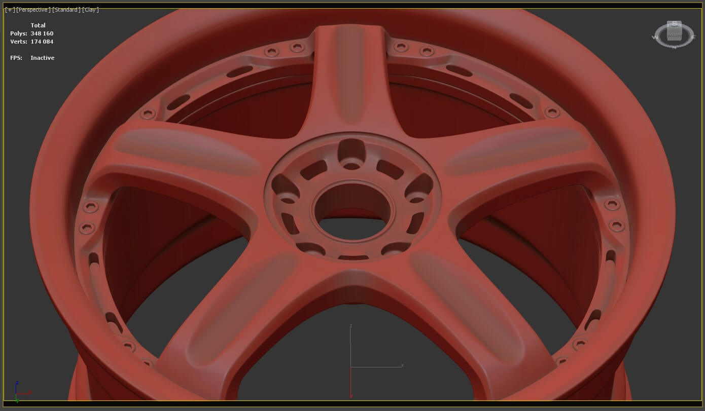 Rays Volk Racing GT-C Rim Printable 3D Model by bayazoff