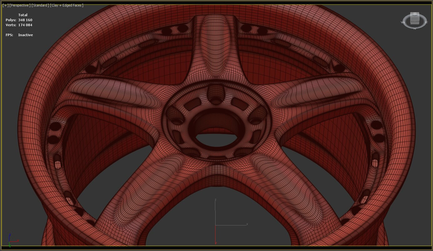 Rays Volk Racing GT-C Rim Printable 3D Print Model by bayazoff