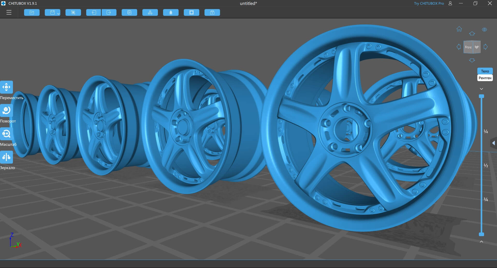 Rays Volk Racing GT-C Rim Printable 3D Model by bayazoff