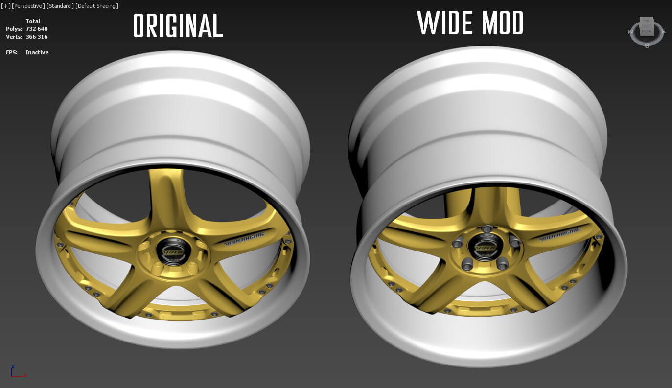Rays Volk Racing GT-C Rim Printable 3D Model by bayazoff