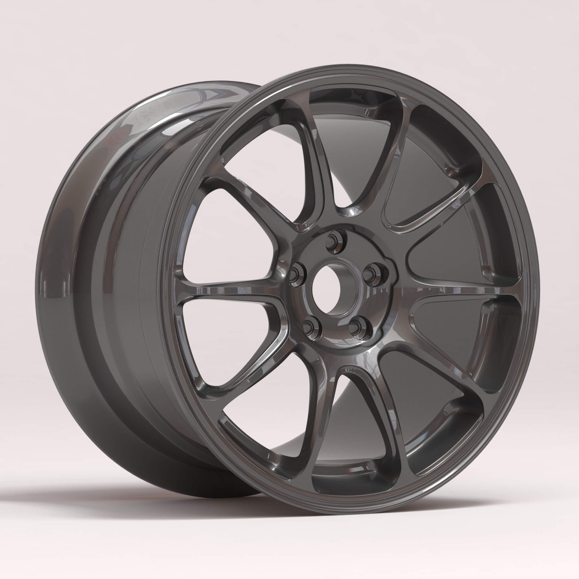 Rays Volk Racing ZE40 Printable - 3D Model by bayazoff