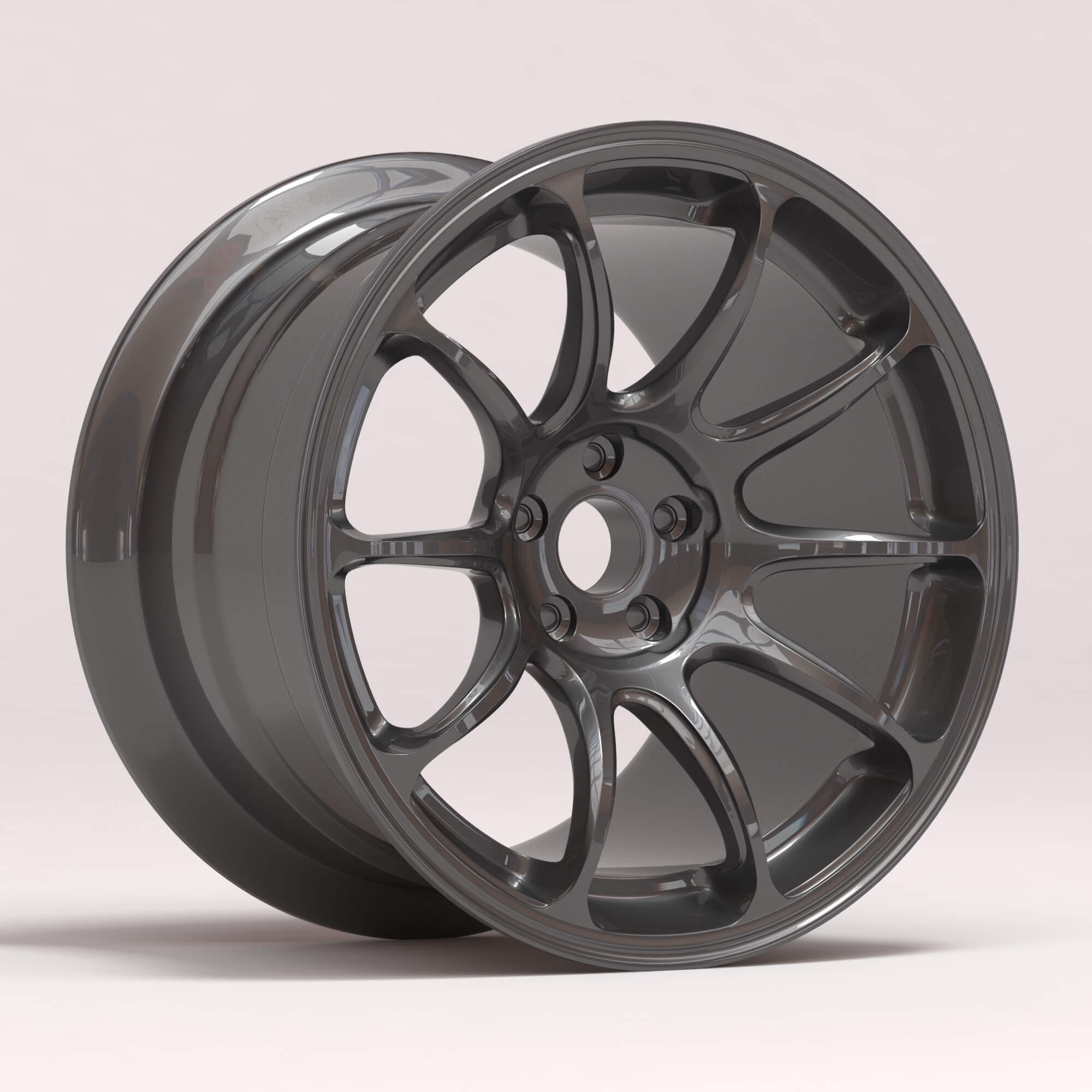 Rays Volk Racing ZE40 Printable - 3D Model by bayazoff