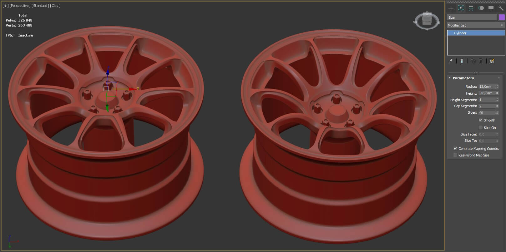 Rays Volk Racing ZE40 Printable - 3D Model by bayazoff