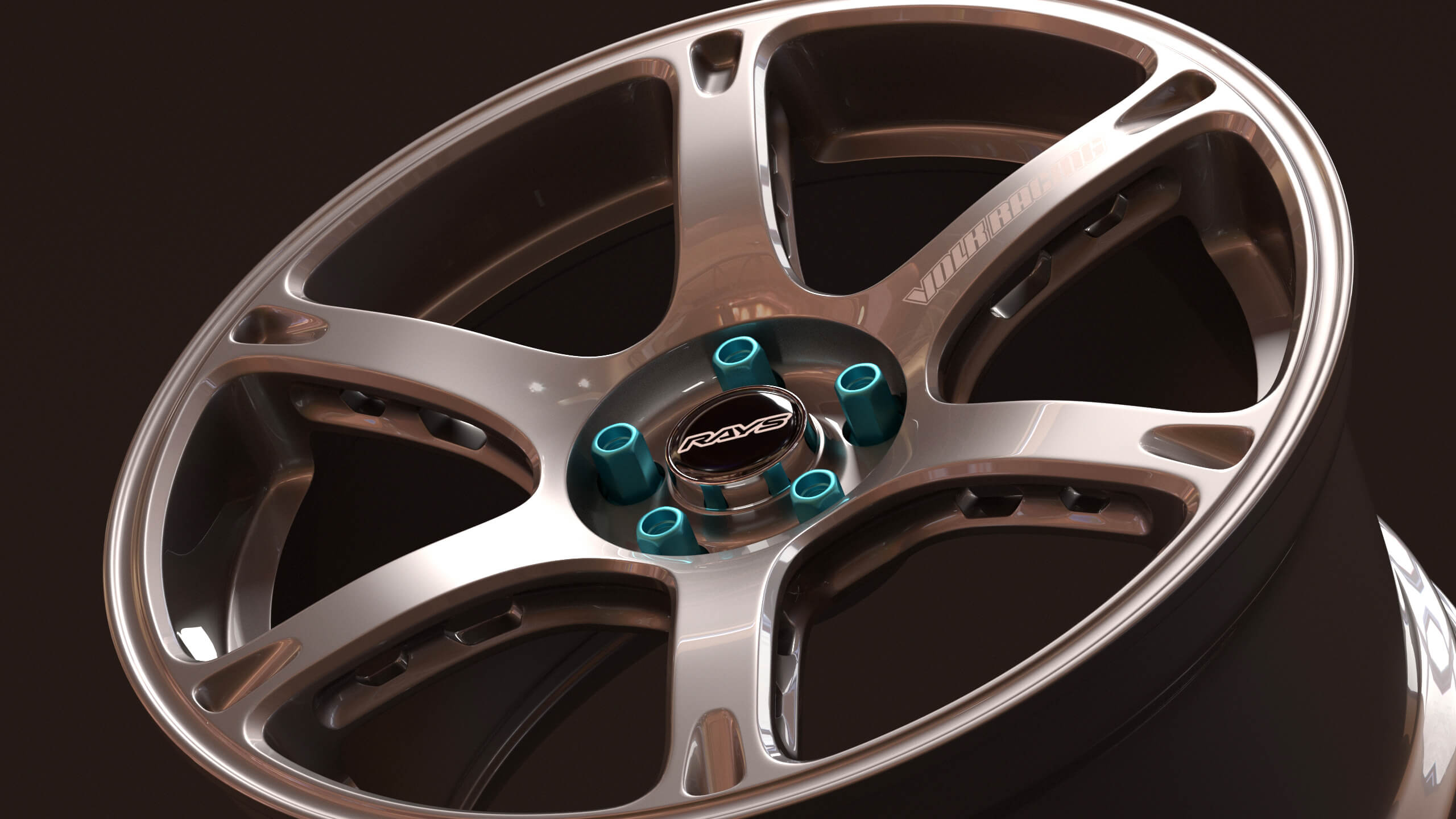 Rays Volk TE037 Rim - 3D Model by bayazoff