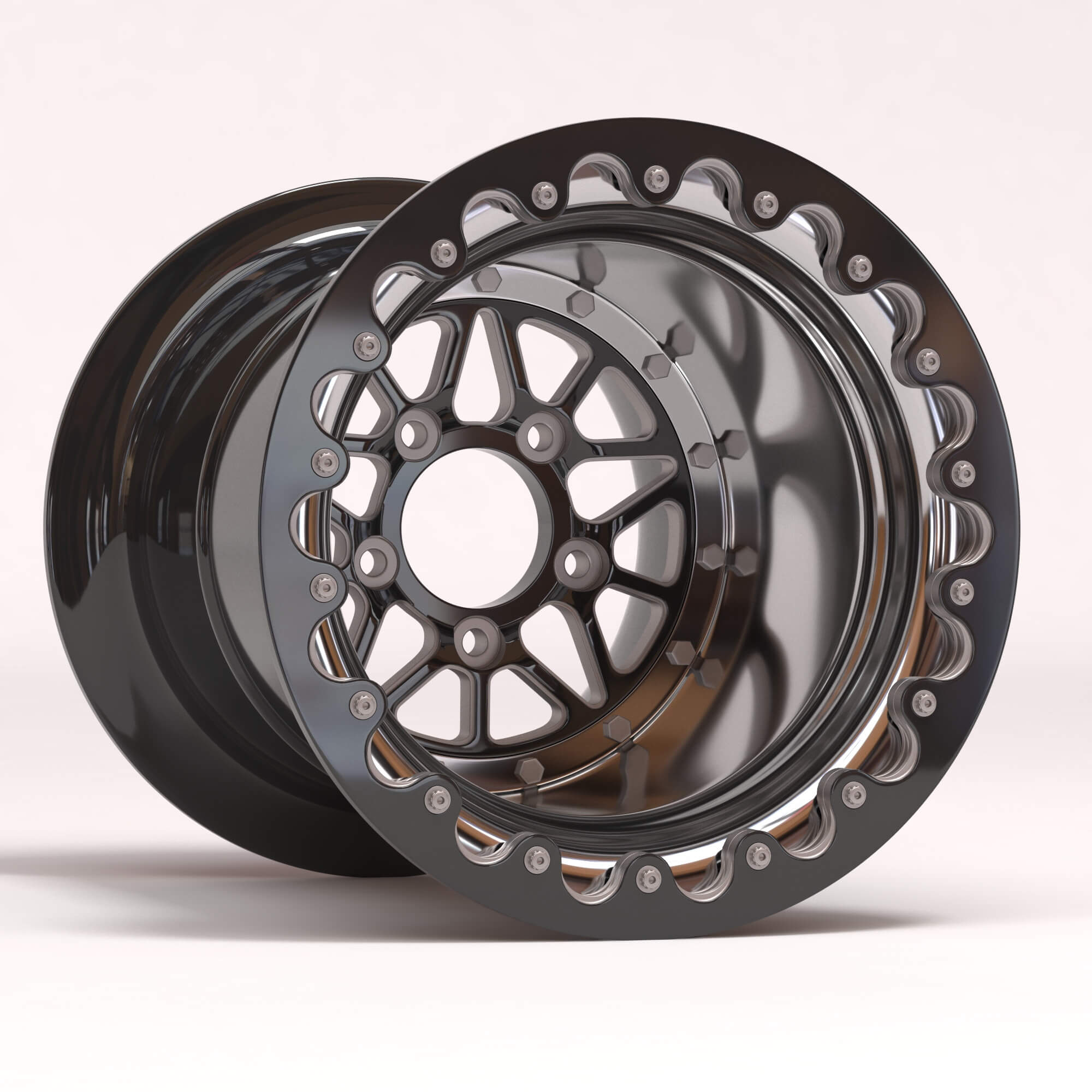 Rbz Billet Speedster Wheel Ffront and Rear - 3D Model by bayazoff
