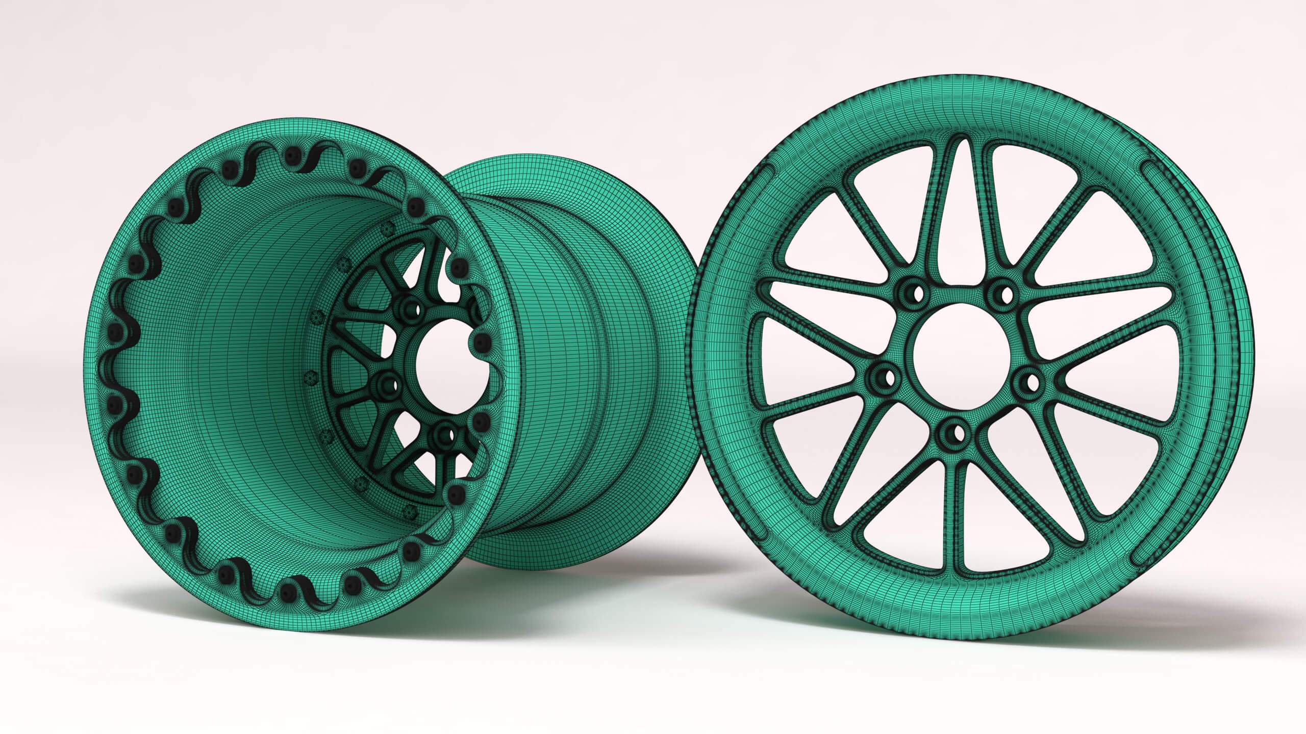 Rbz Billet Speedster Wheel Ffront and Rear - 3D Model by bayazoff