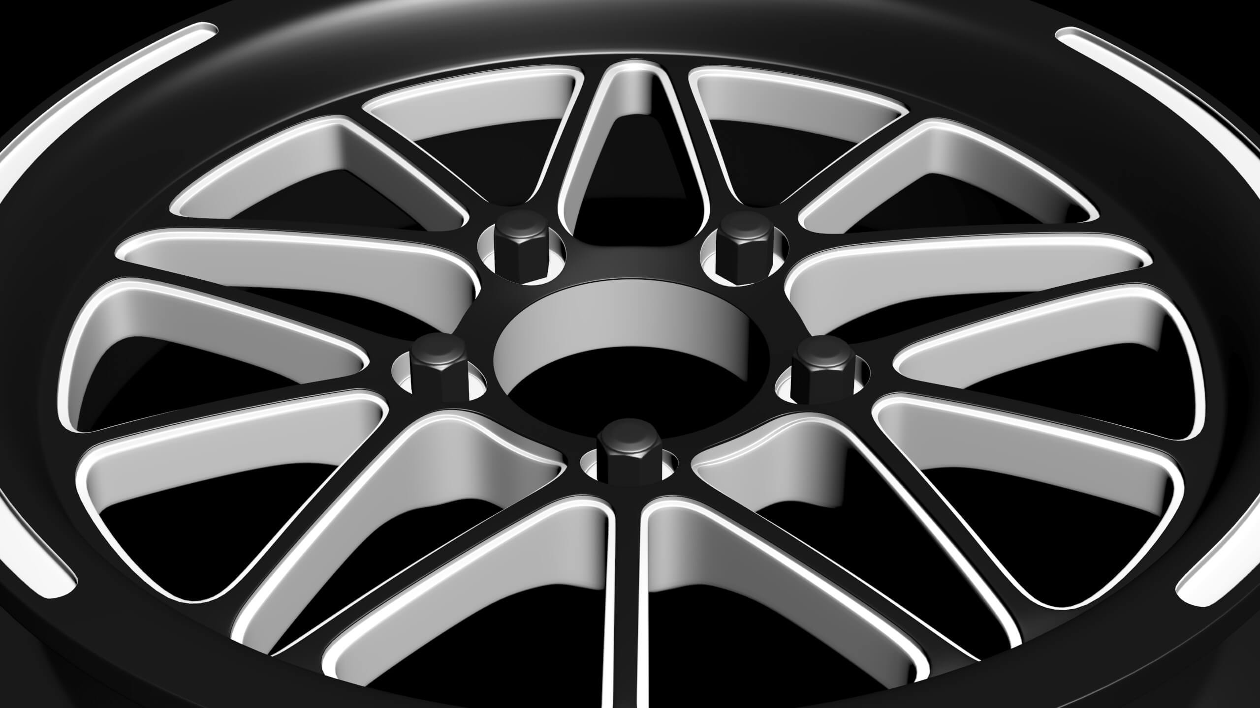 Rbz Billet Speedster Wheel Ffront and Rear - 3D Model by bayazoff