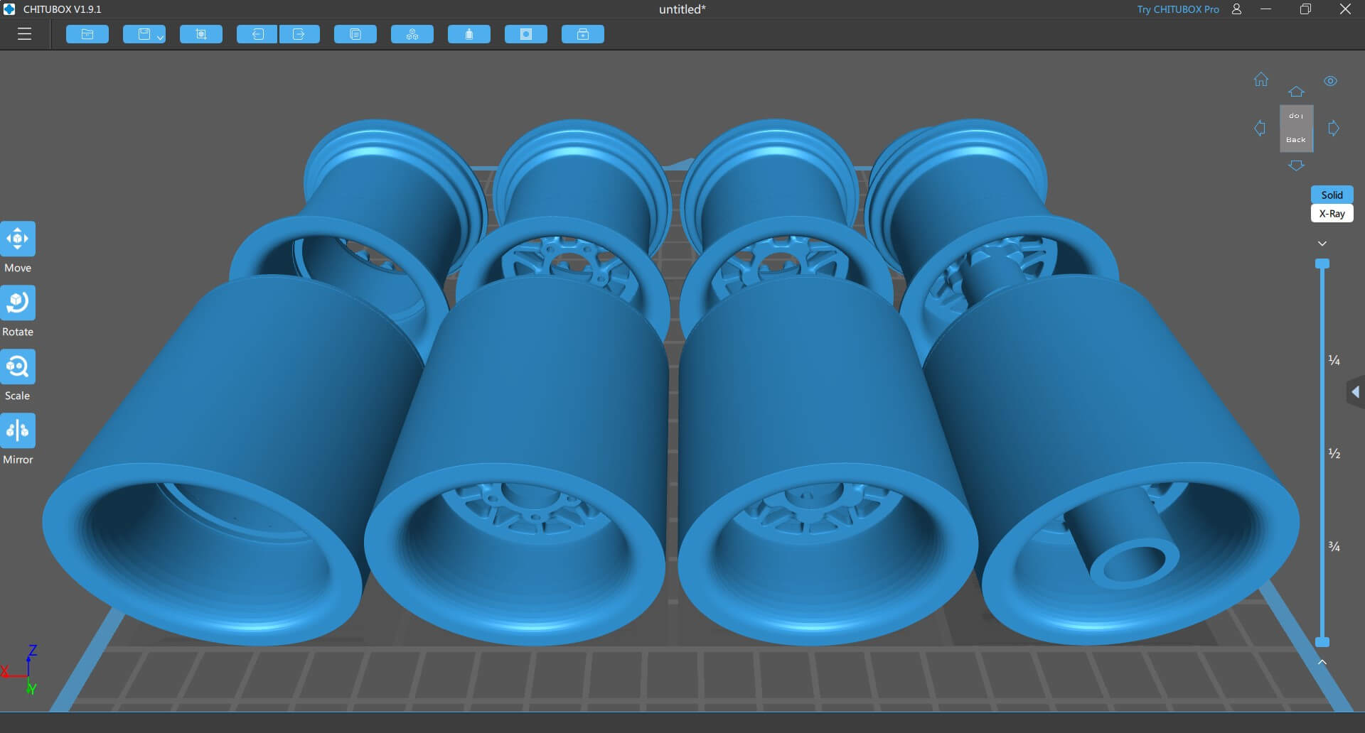 Rbz Billet Speedster Wheel Ffront and Rear - 3D Model by bayazoff