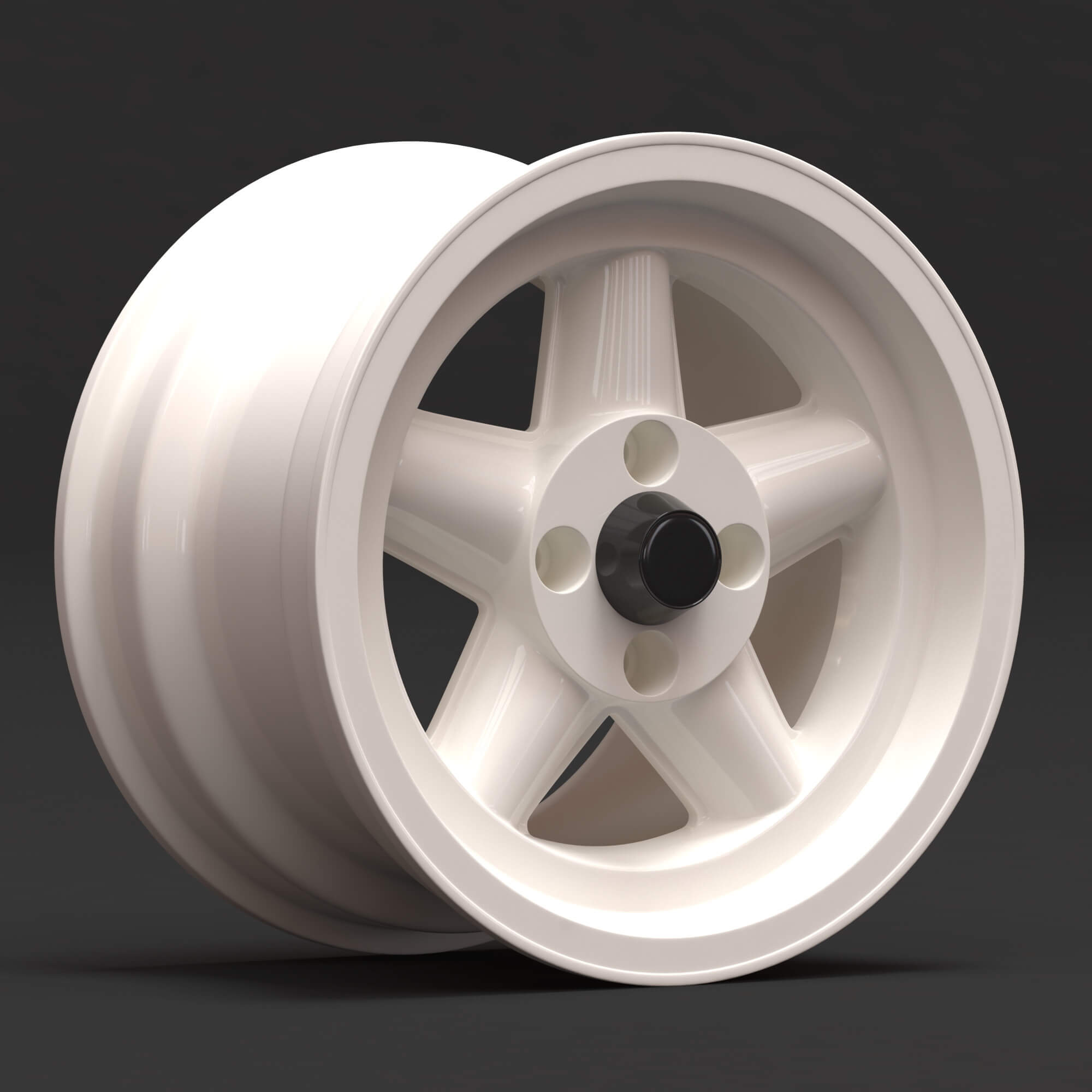 Revolution 5 Spoke Rim - 3D Model by bayazoff