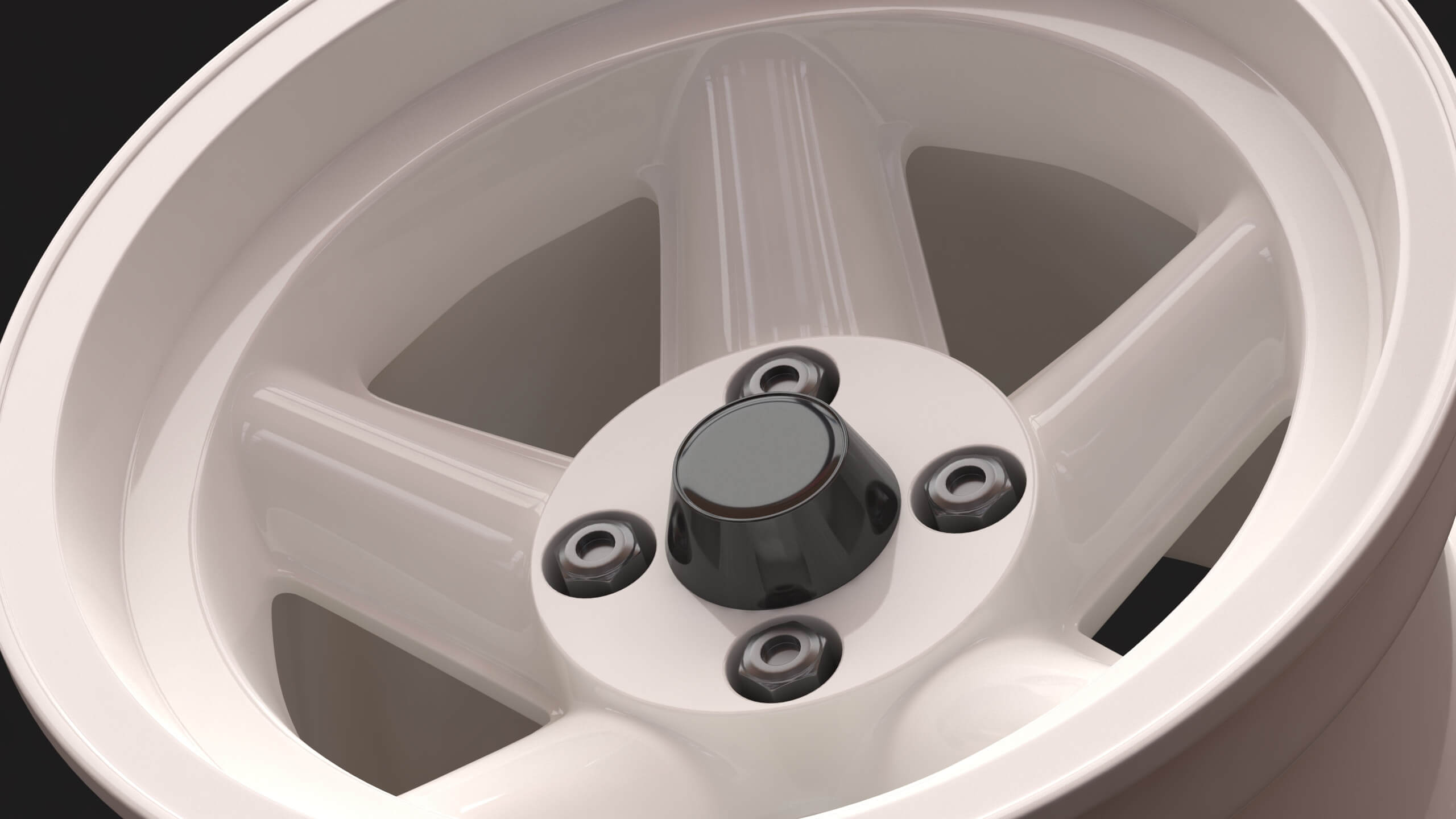 Revolution 5 Spoke Rim - 3D Model by bayazoff