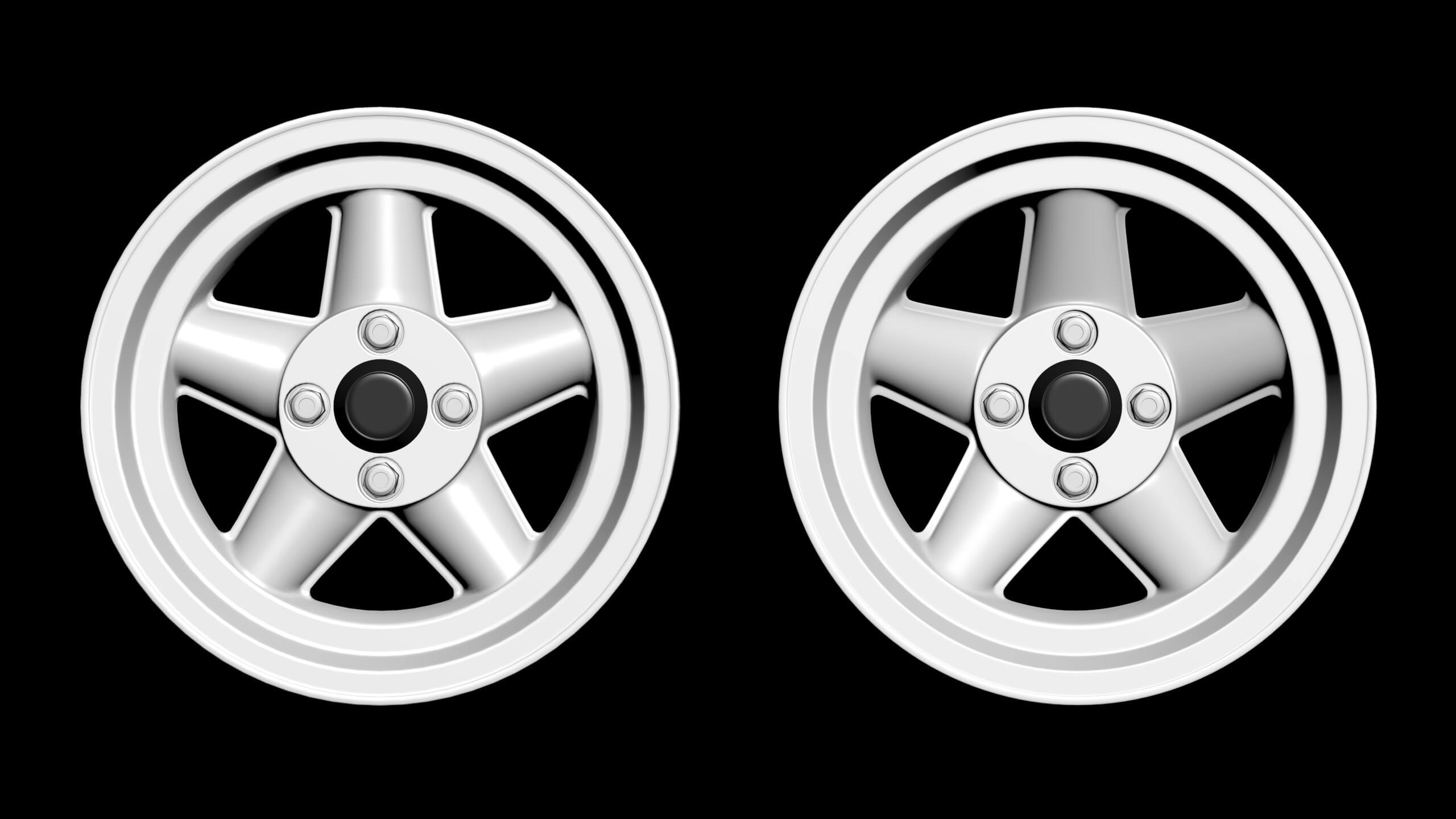 Revolution 5 Spoke Rim - 3D Model by bayazoff