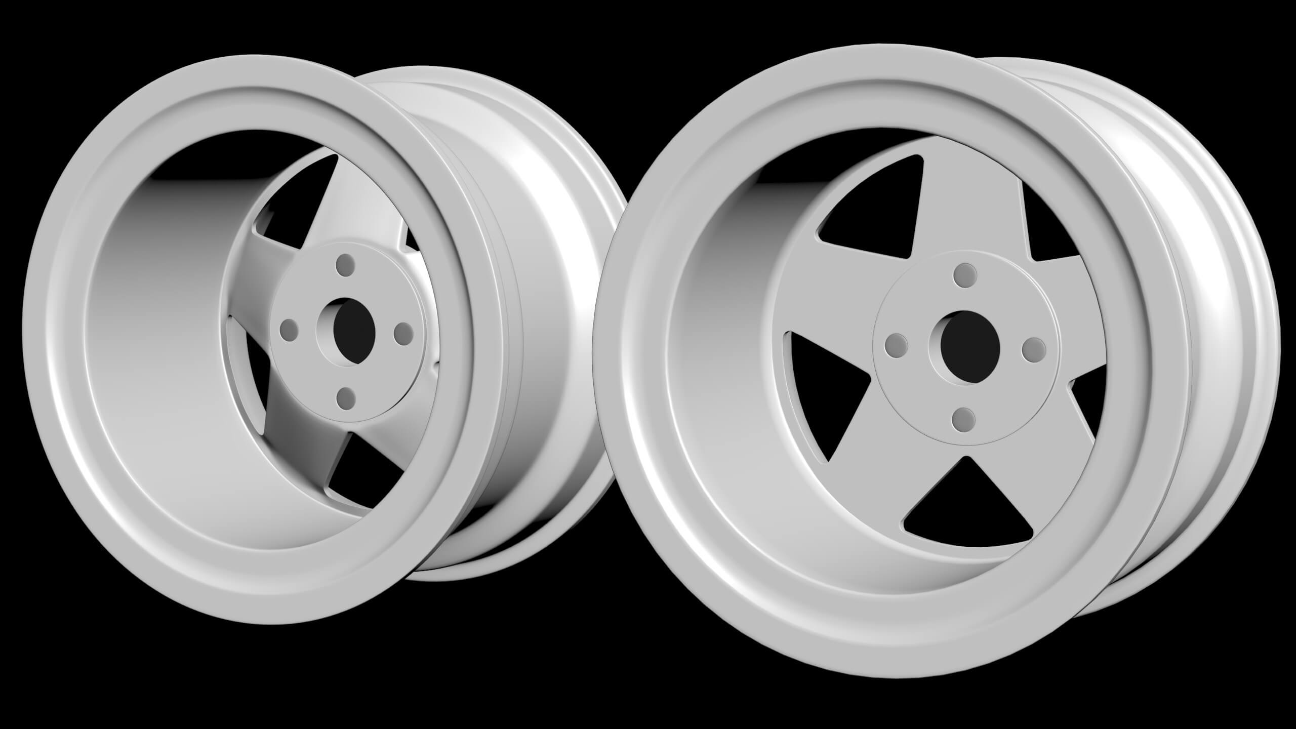 Revolution 5 Spoke Rim - 3D Model by bayazoff