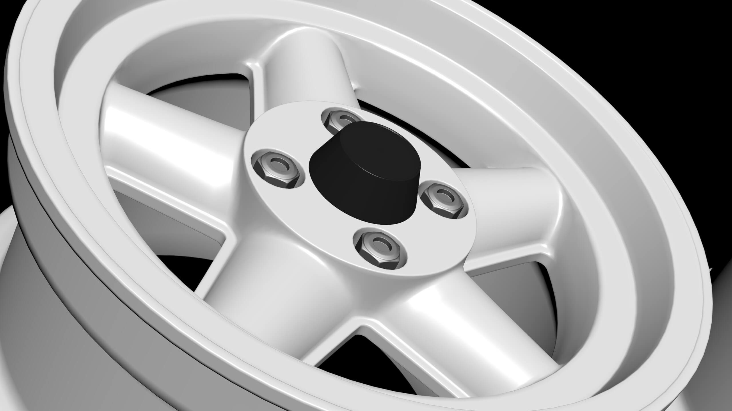 Revolution 5 Spoke Rim - 3D Model by bayazoff