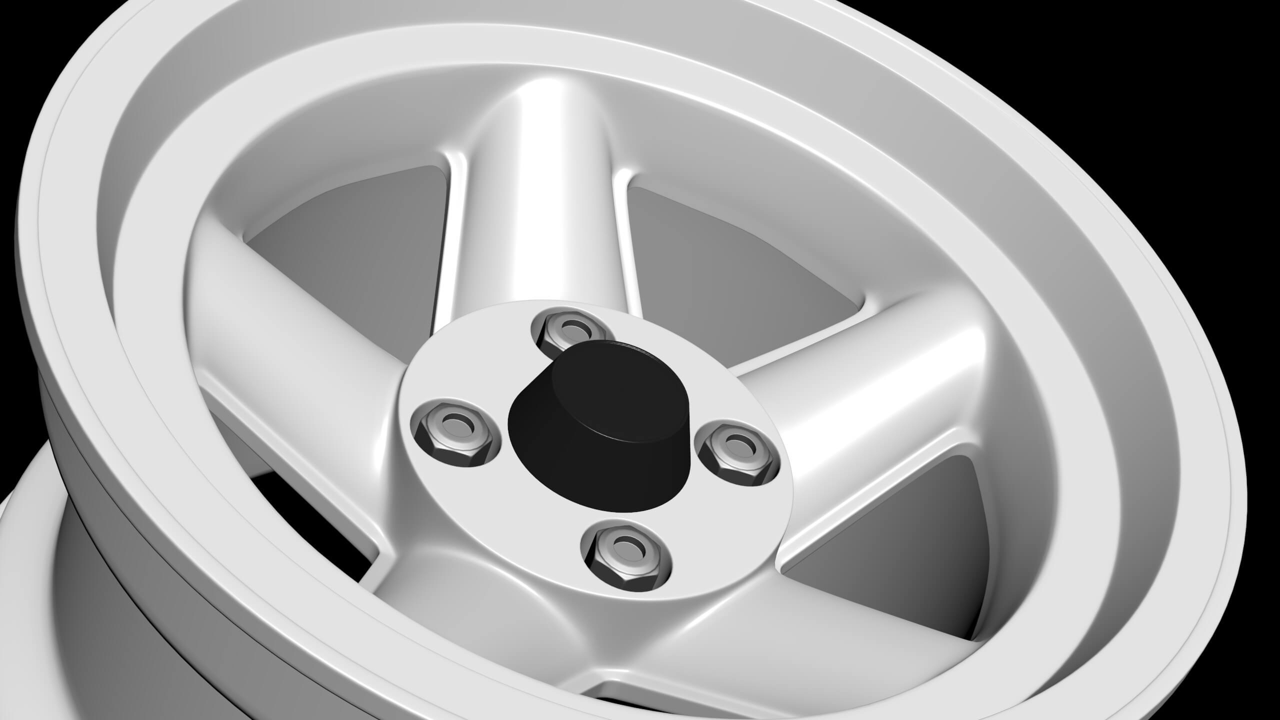 Revolution 5 Spoke Rim - 3D Model by bayazoff