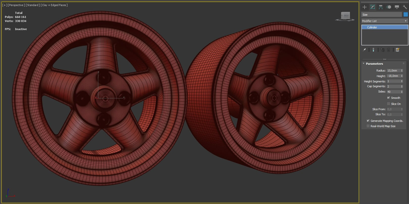 Revolution 5 Spoke Rim - 3D Model by bayazoff