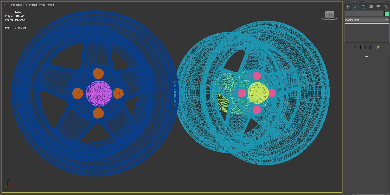 Revolution 5 Spoke Rim - 3D Model by bayazoff