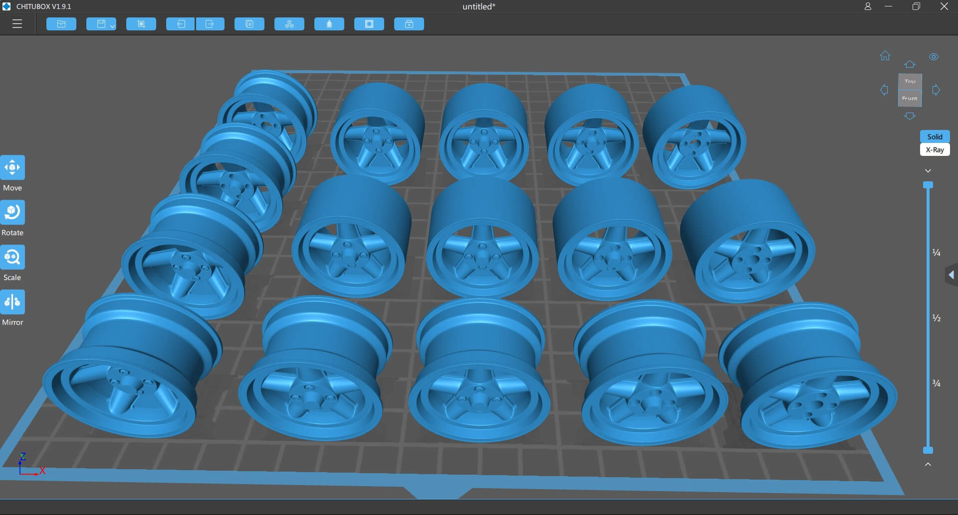 Revolution 5 Spoke Rim - 3D Model by bayazoff