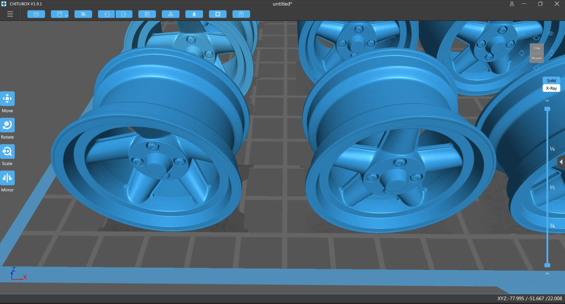 Revolution 5 Spoke Rim - 3D Model by bayazoff