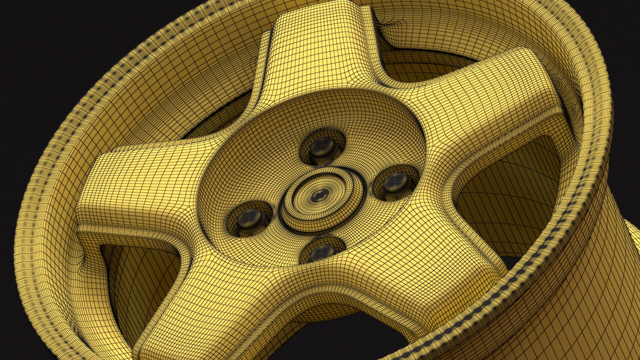 Revolution RFX 6 Rim - 3D Print Model by bayazoff