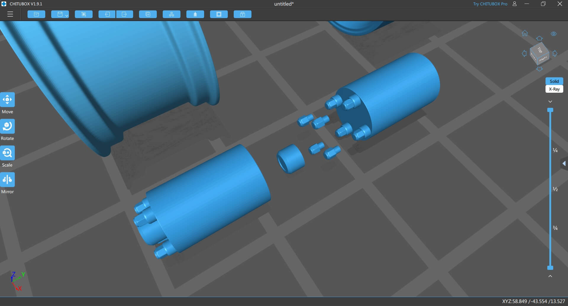 Revolution RFX 6 Rim - 3D Model by bayazoff