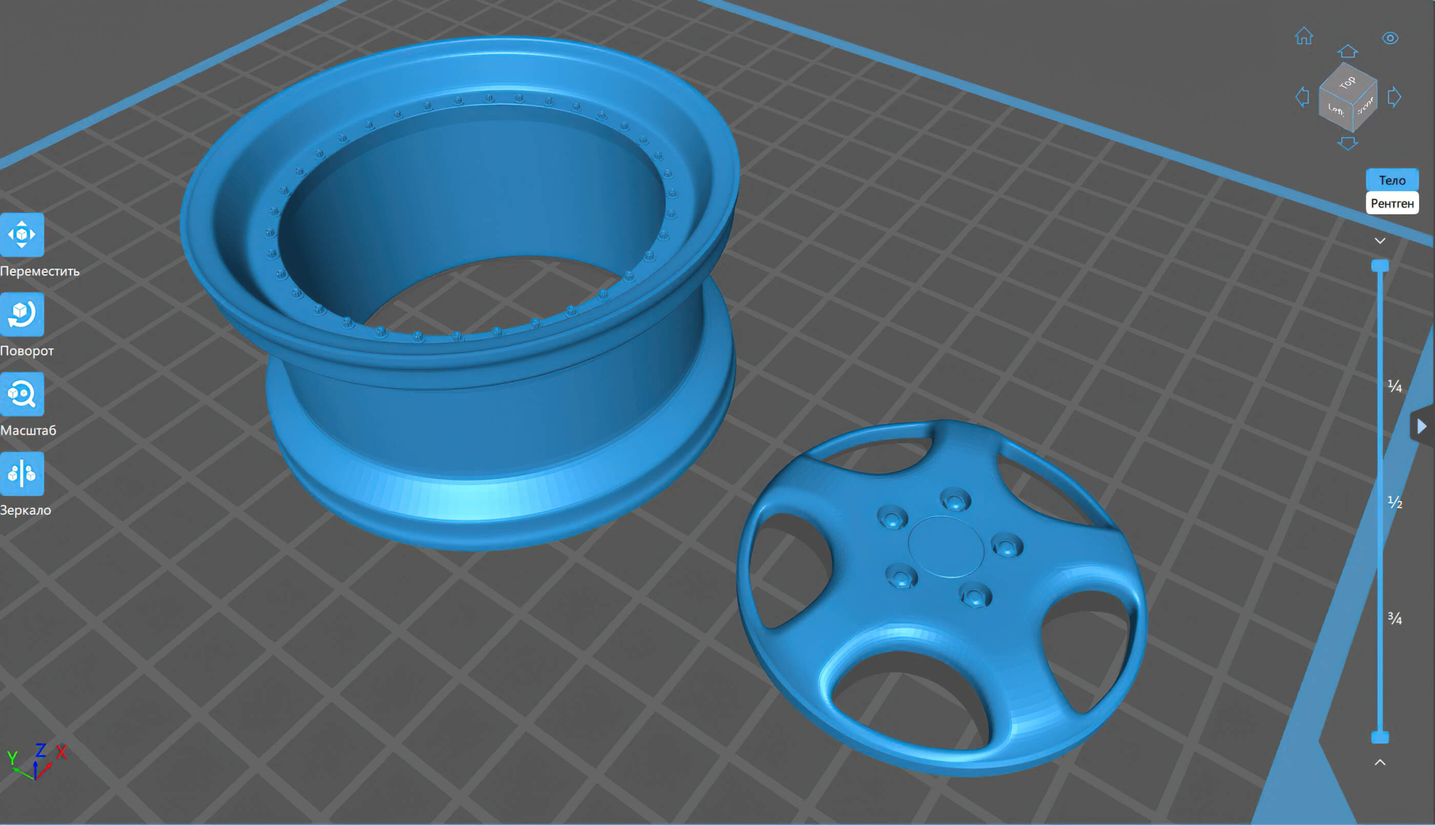 RH ZW1 Rim - 3D Model by bayazoff